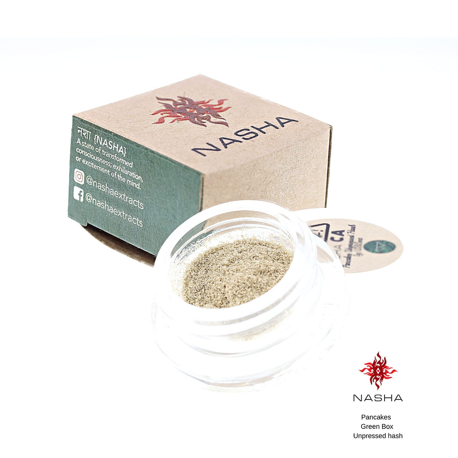 NASHA: Pancakes Green Unpressed Hash (Whitehorn Valley) | Leafly