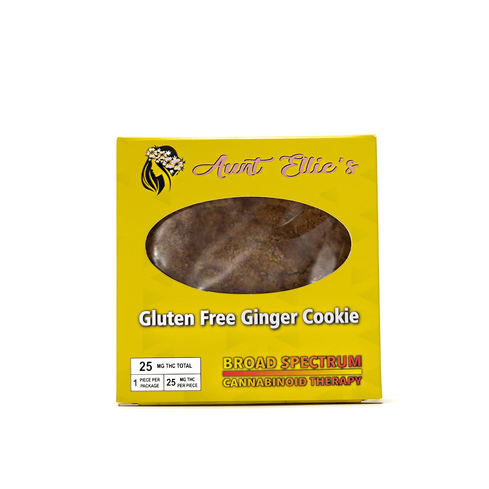 Aunt Ellie's: Aunt Ellie's - Ginger Cookie (GF) [25mg] | Leafly