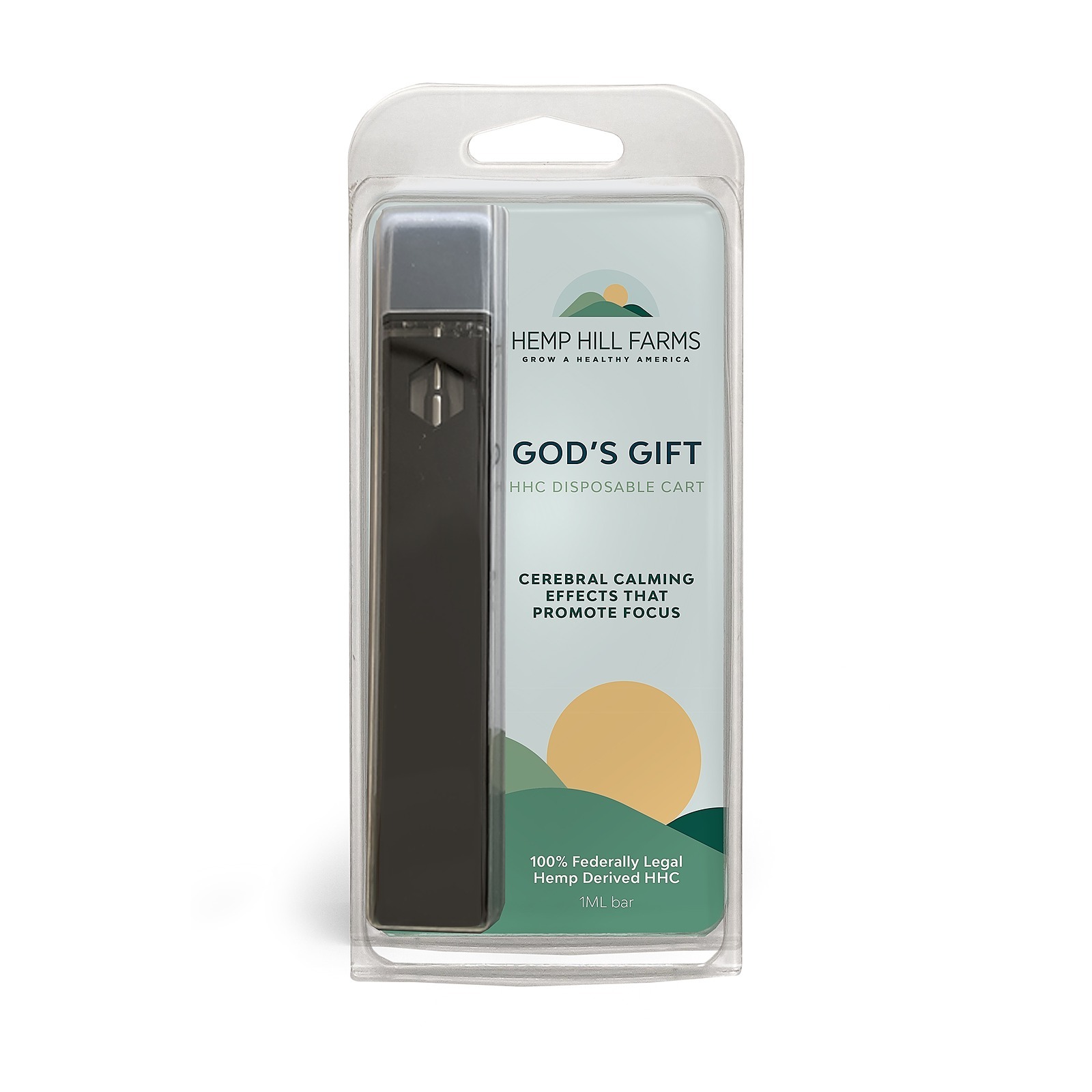 Hemp Hill Farms: God's Gift HHC Disposable Cart | Leafly