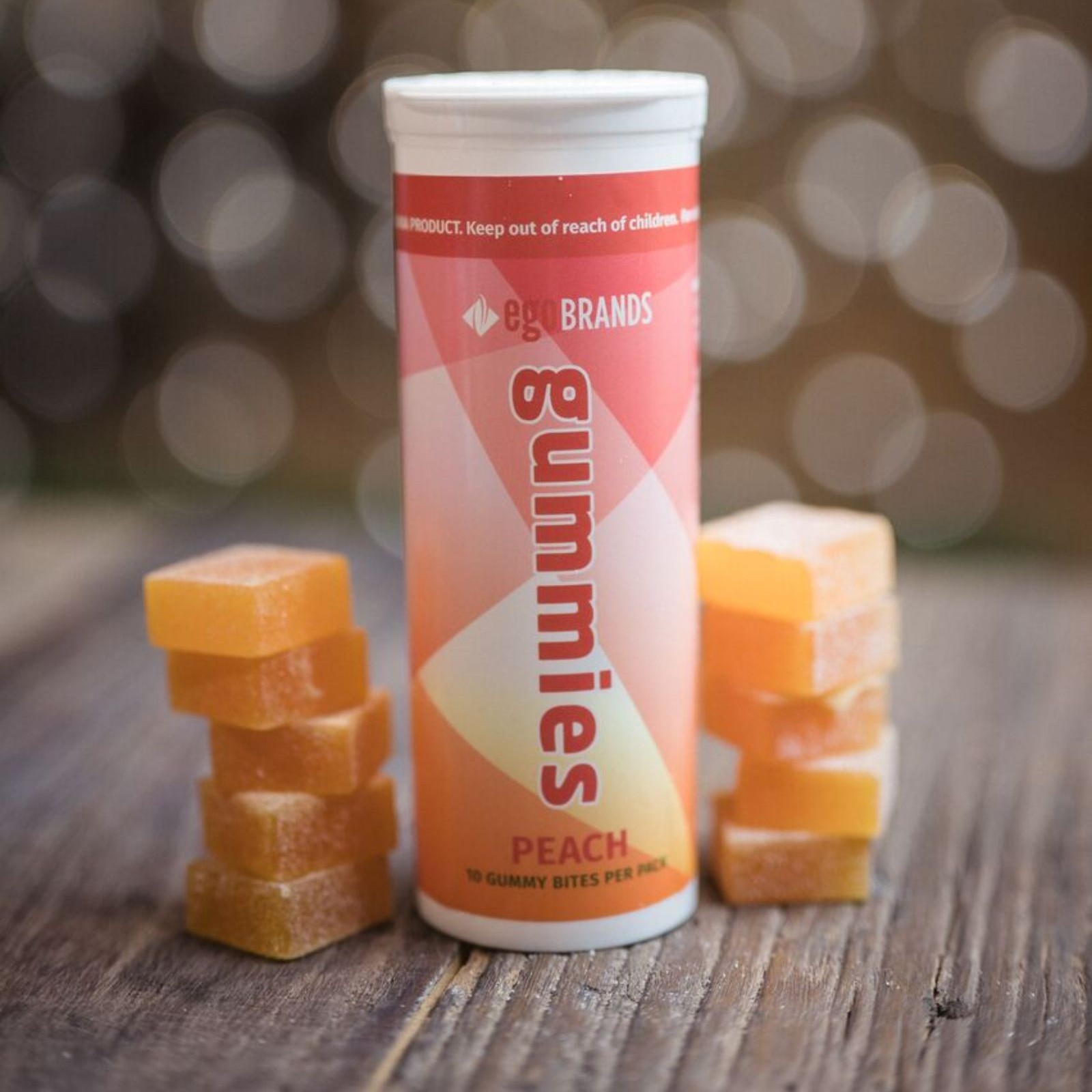 Evergreen Organix: Gummies - Peach - 100mg | Leafly