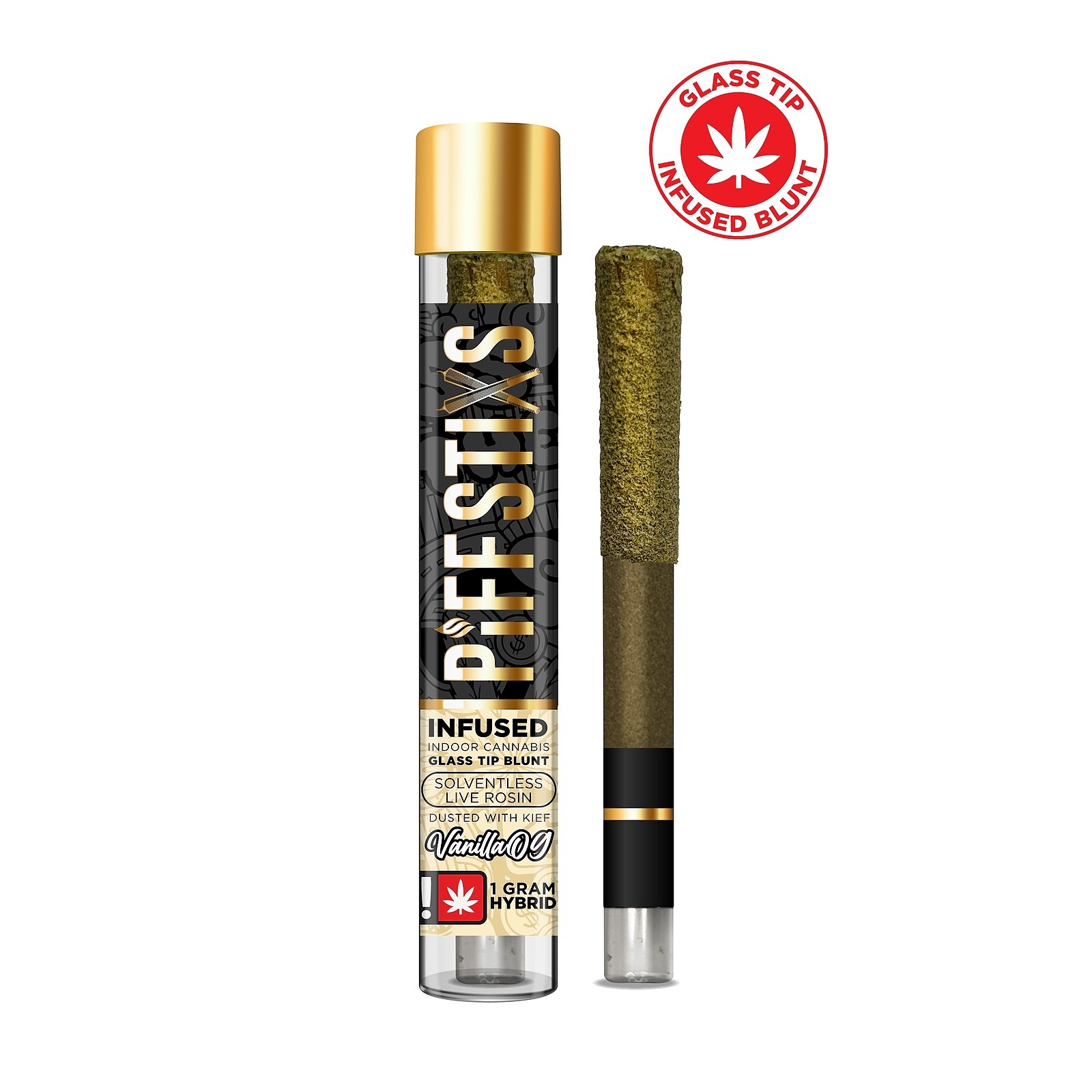 Piff Stixs: Vanilla OG 1G Rosin Infused Blunt | Leafly