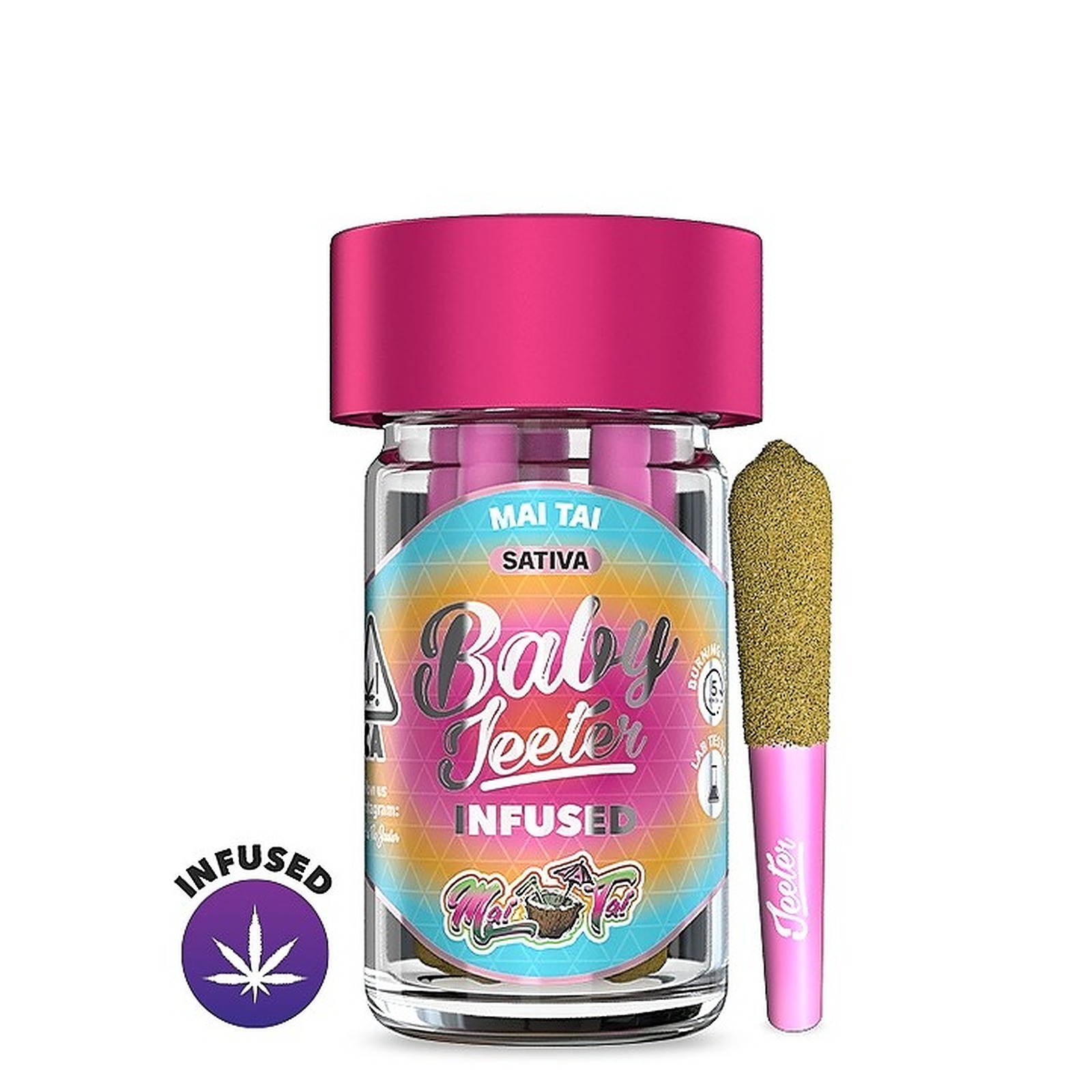 Jeeter: Mai Tai Infused Baby Jeeter 5 Pack 2.5G | Leafly