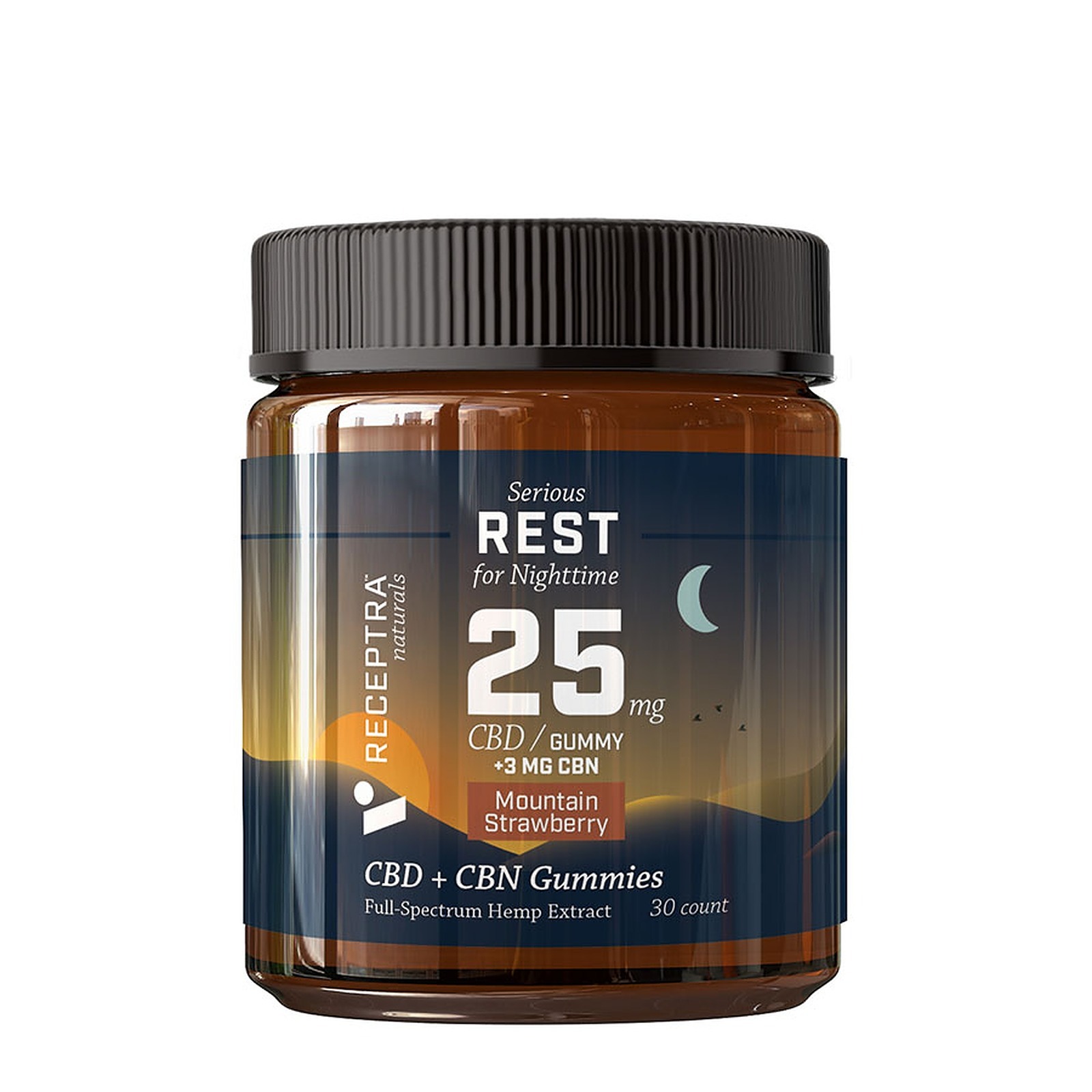 RECEPTRA: Rest 25mg CBD + CBN Gummies | Leafly
