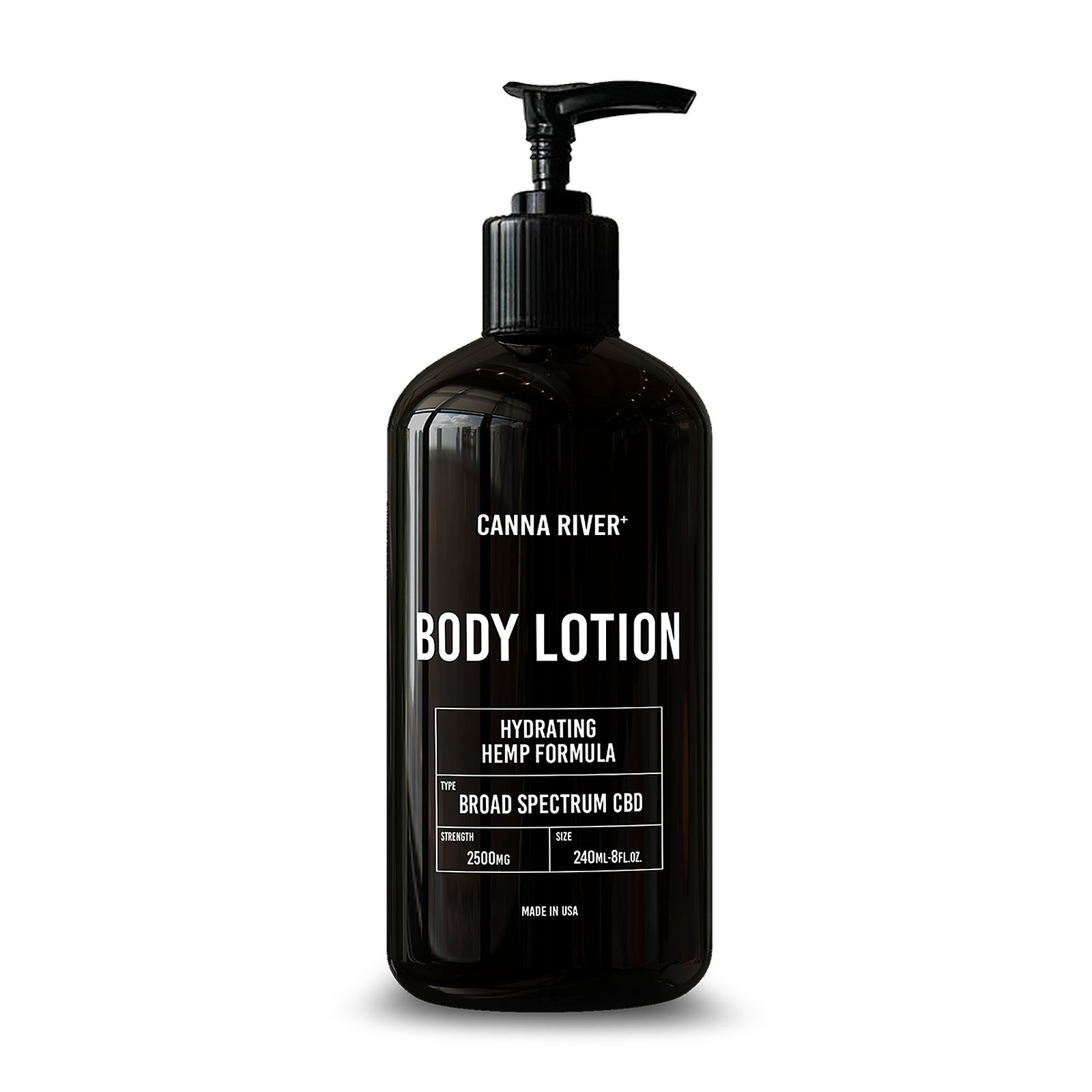 Canna River: Body Lotion - Unscented / 2,500mg / 8oz | Leafly