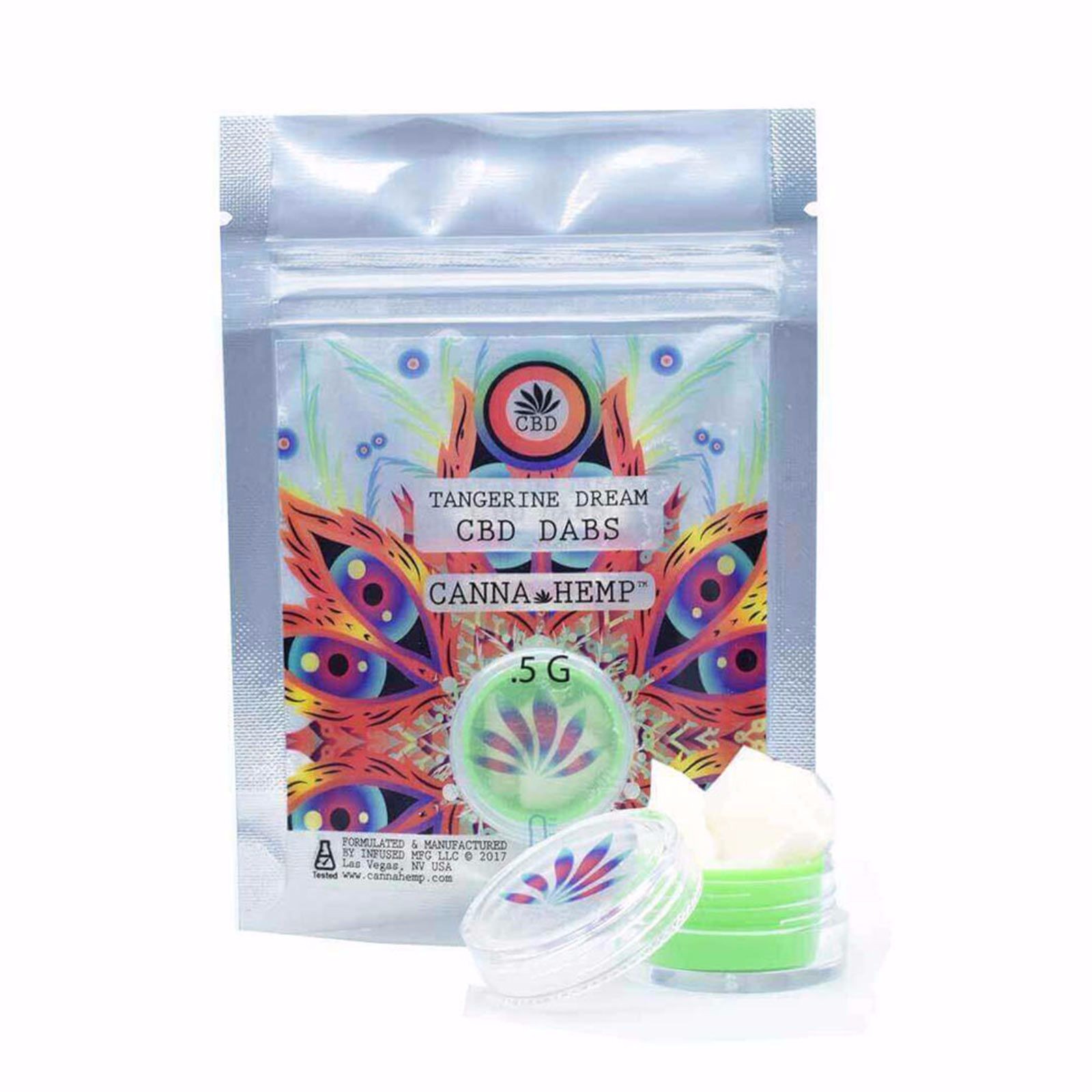 Canna Hemp: CBD Dabs Tangerine Dream - .5G | Leafly