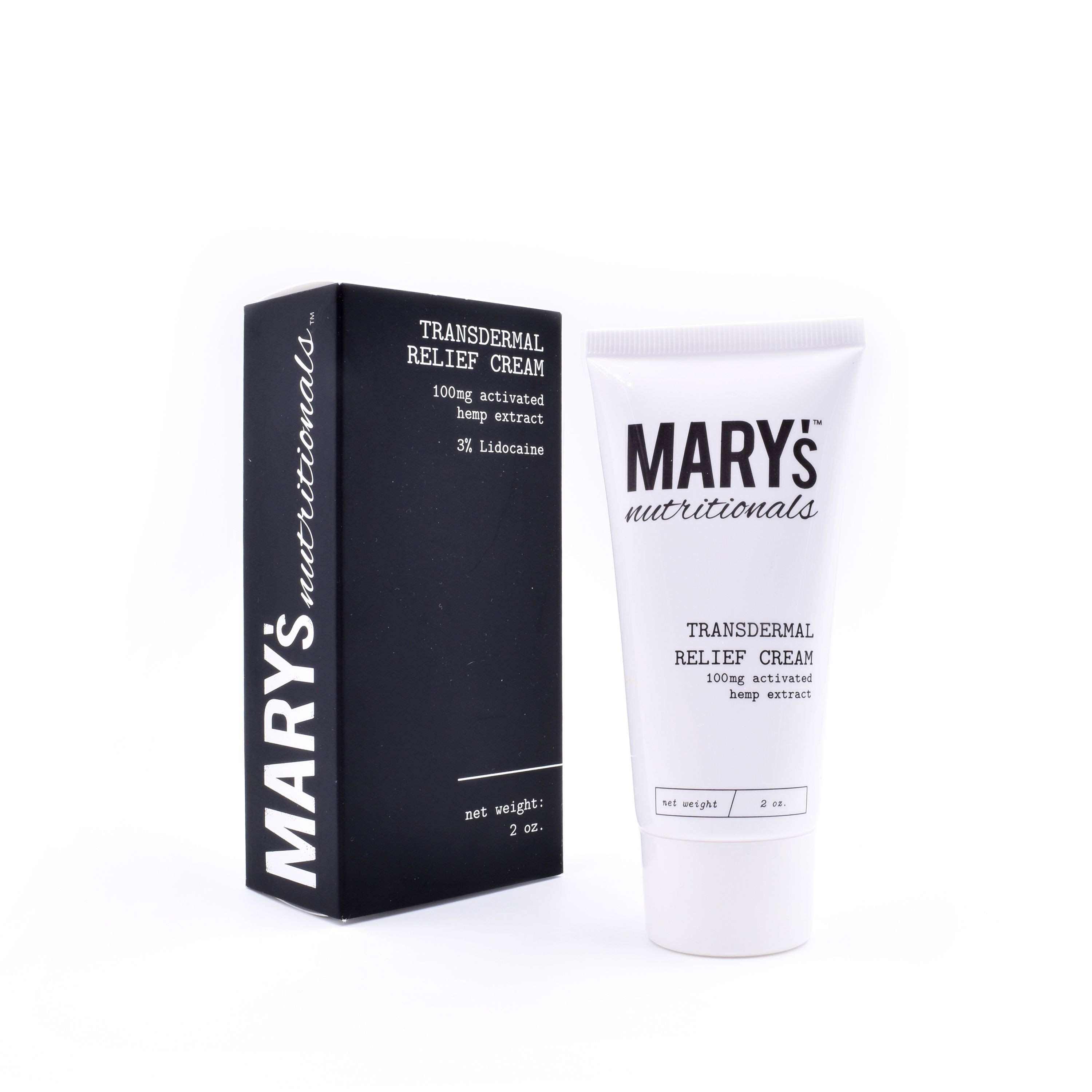 Mary's Nutritionals: Transdermal Relief Cream 100mg CBD | Leafly