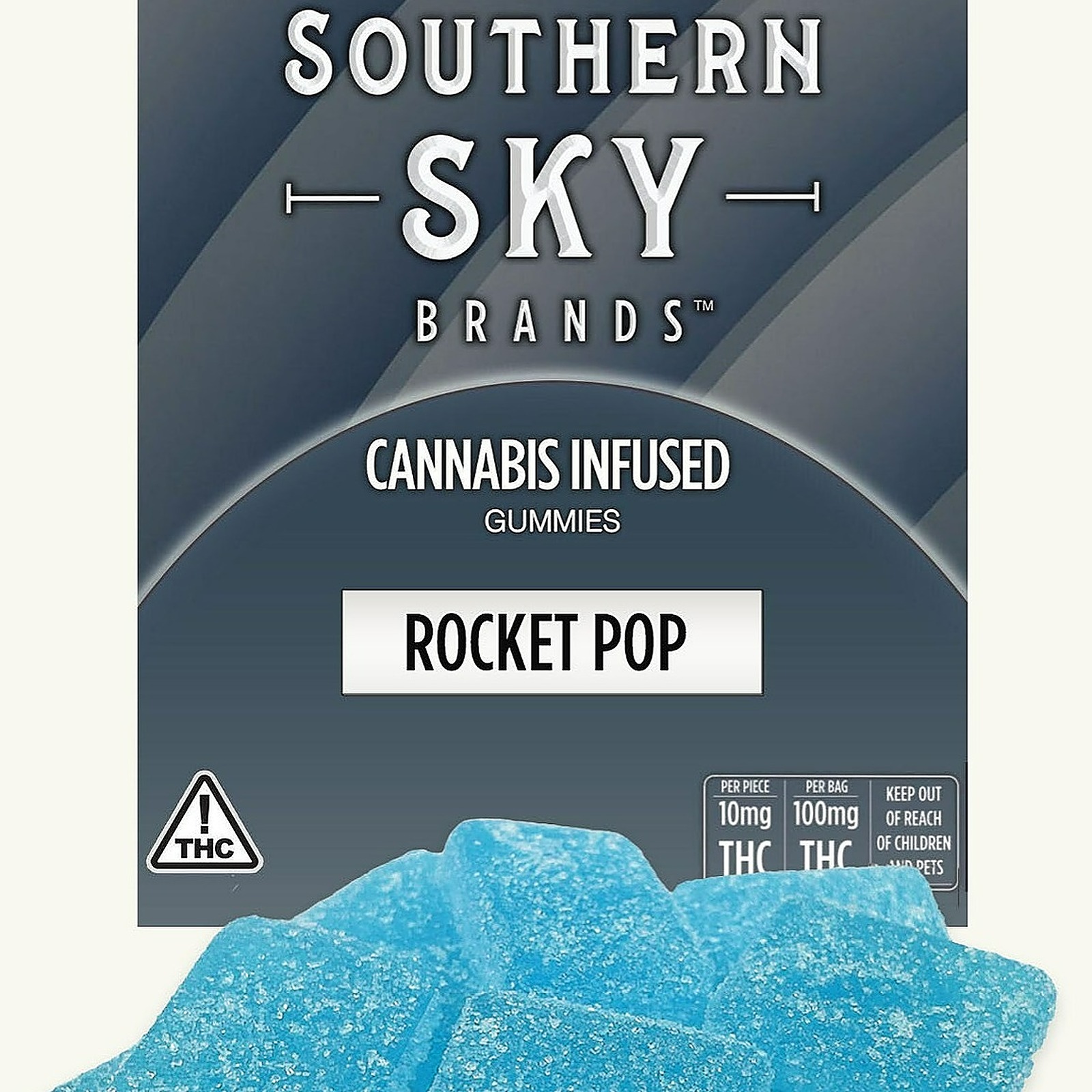 Southern Sky Brands: Rocket Pop Gummies (100mg THC) | Leafly
