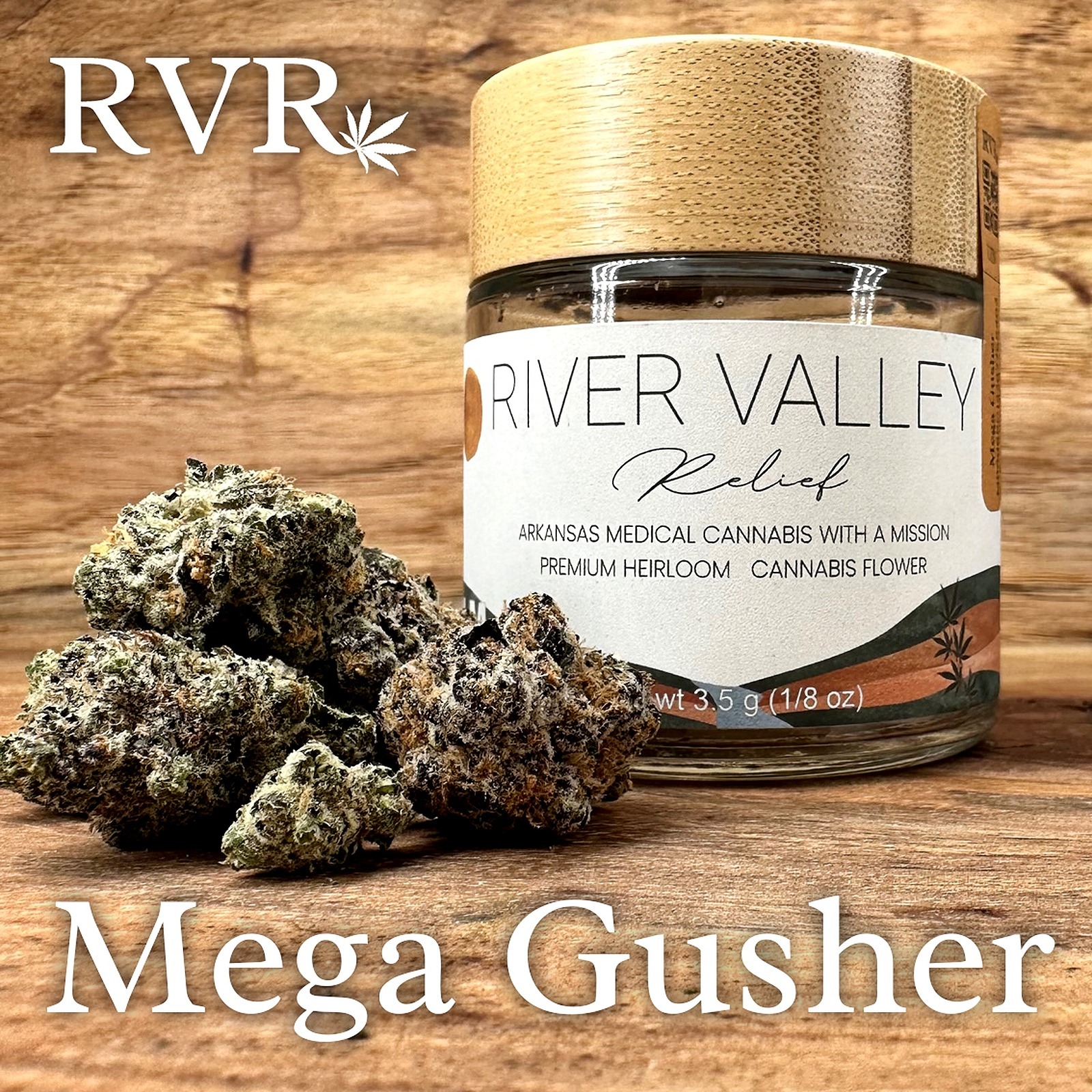 River Valley Relief: Mega Gusher Hybrid Flower | Leafly
