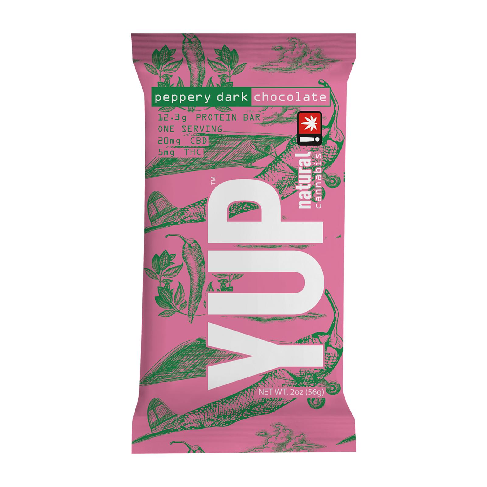 YUP™: Dark Peppery Chocolate | Leafly