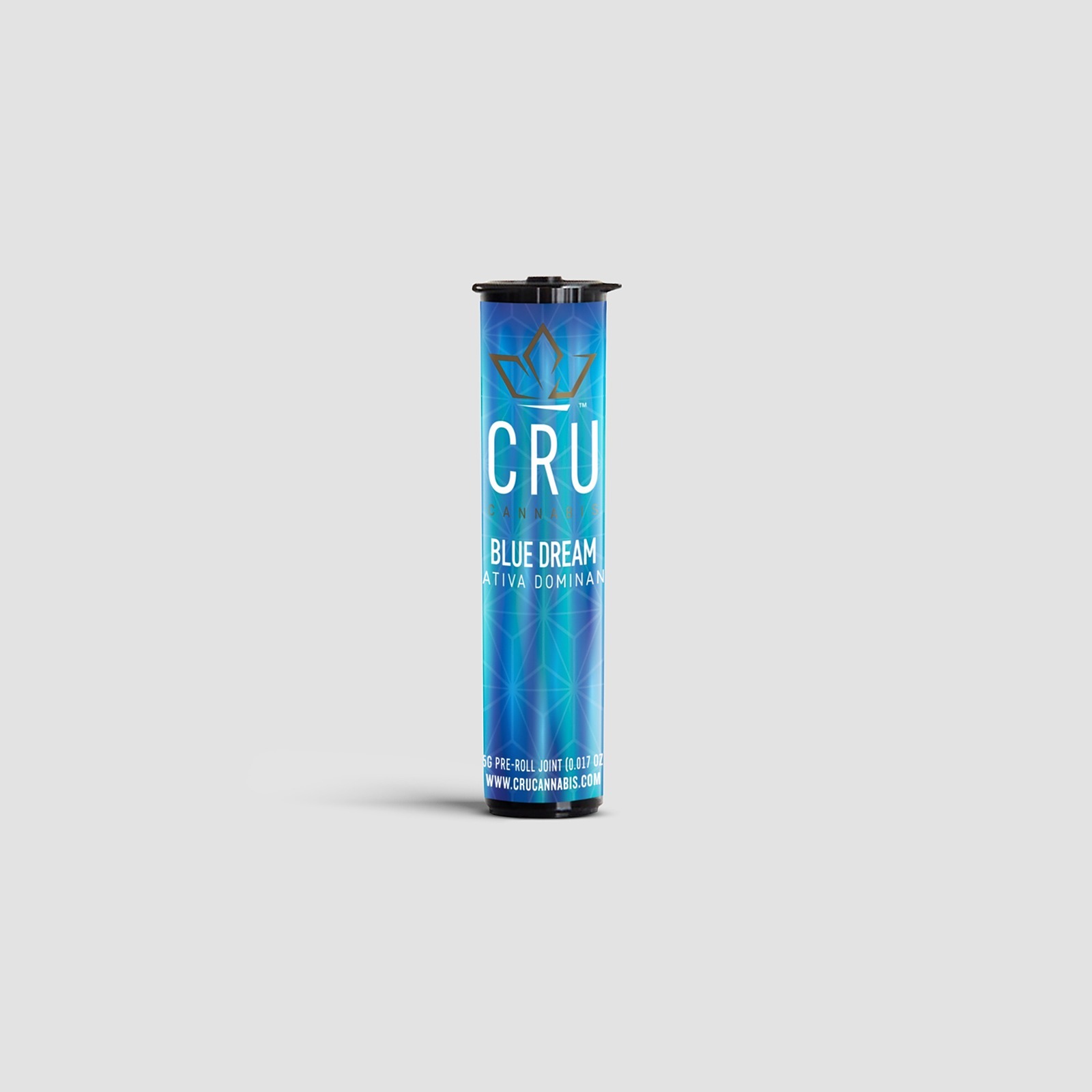 CRU Cannabis: Blue Dream (0.5G Sativa Pre-Roll) | Leafly