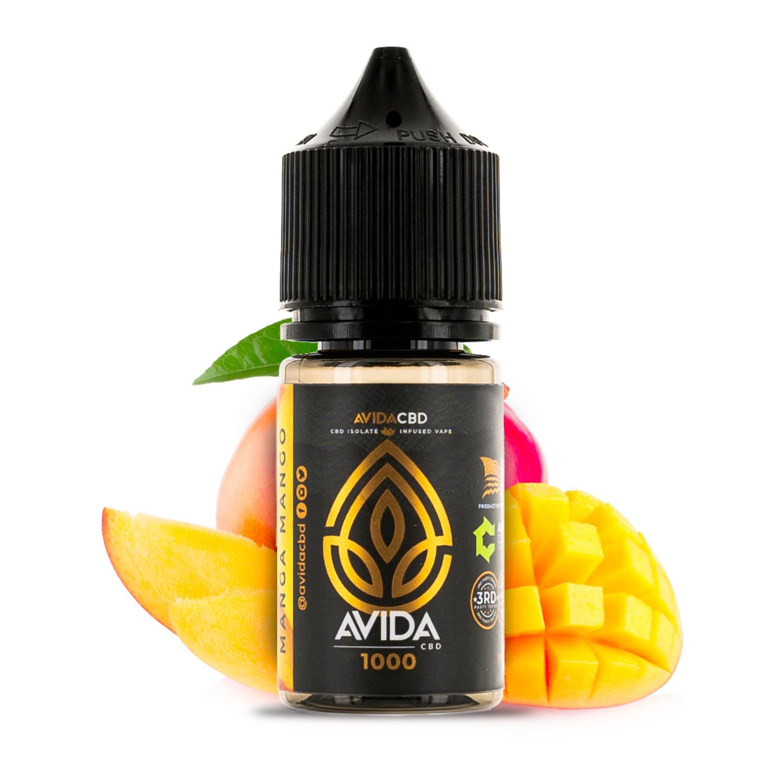 AVIDA CBD: Mango CBD Vape Juice | Leafly