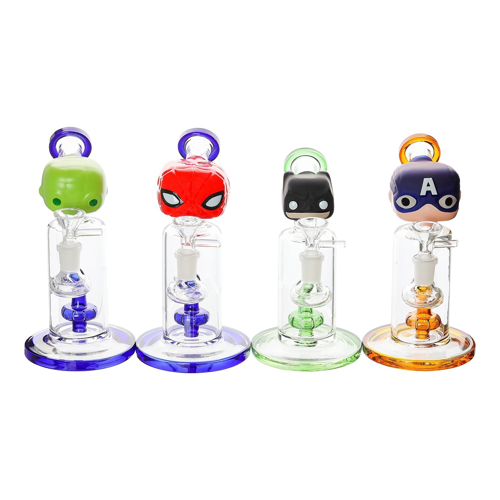 Everything 420: The Super Hero Bobble Bong - 8 inches glass bong | Leafly
