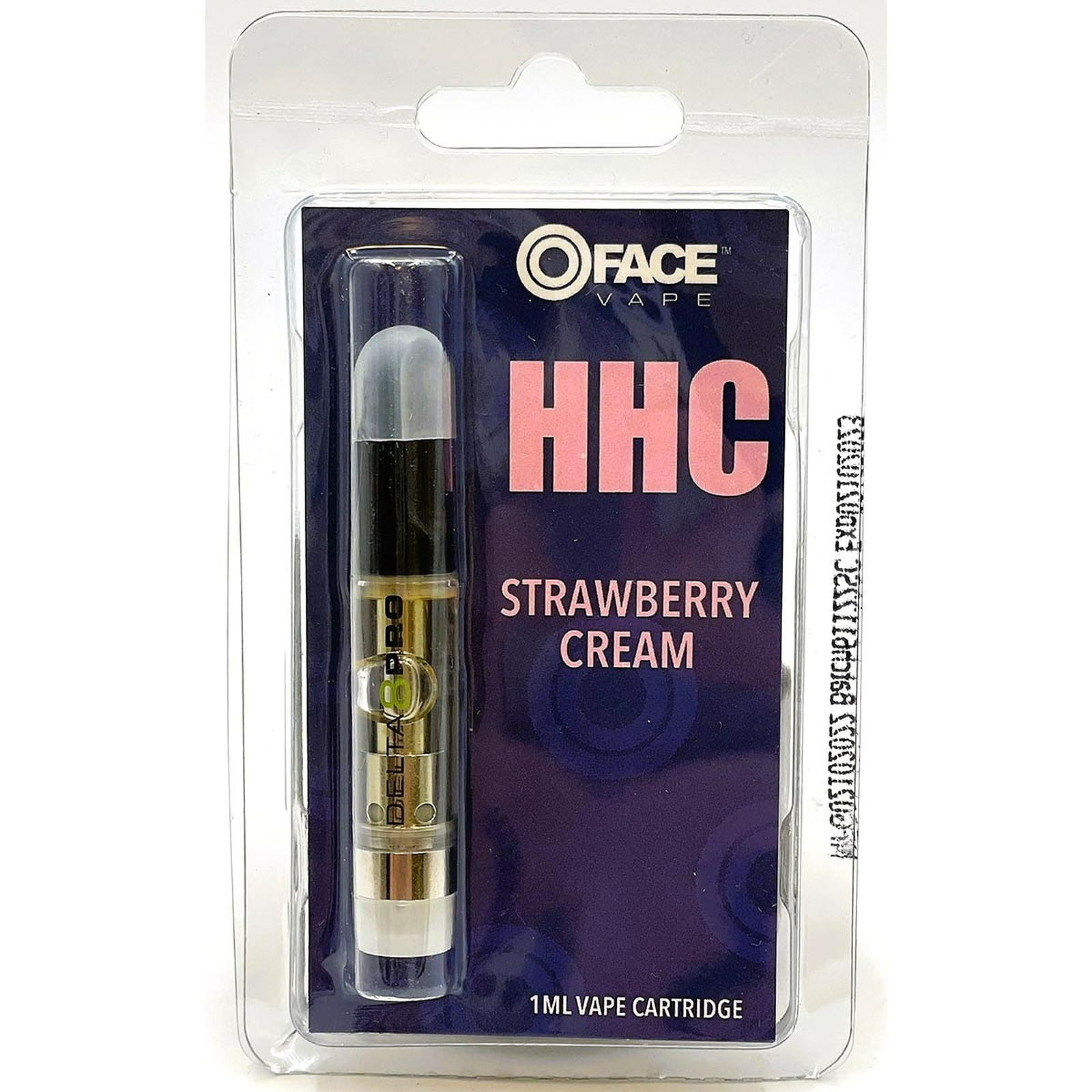 Delta 8 Pro 1ml Vape Cartridge Hhc Strawberry Cream Leafly
