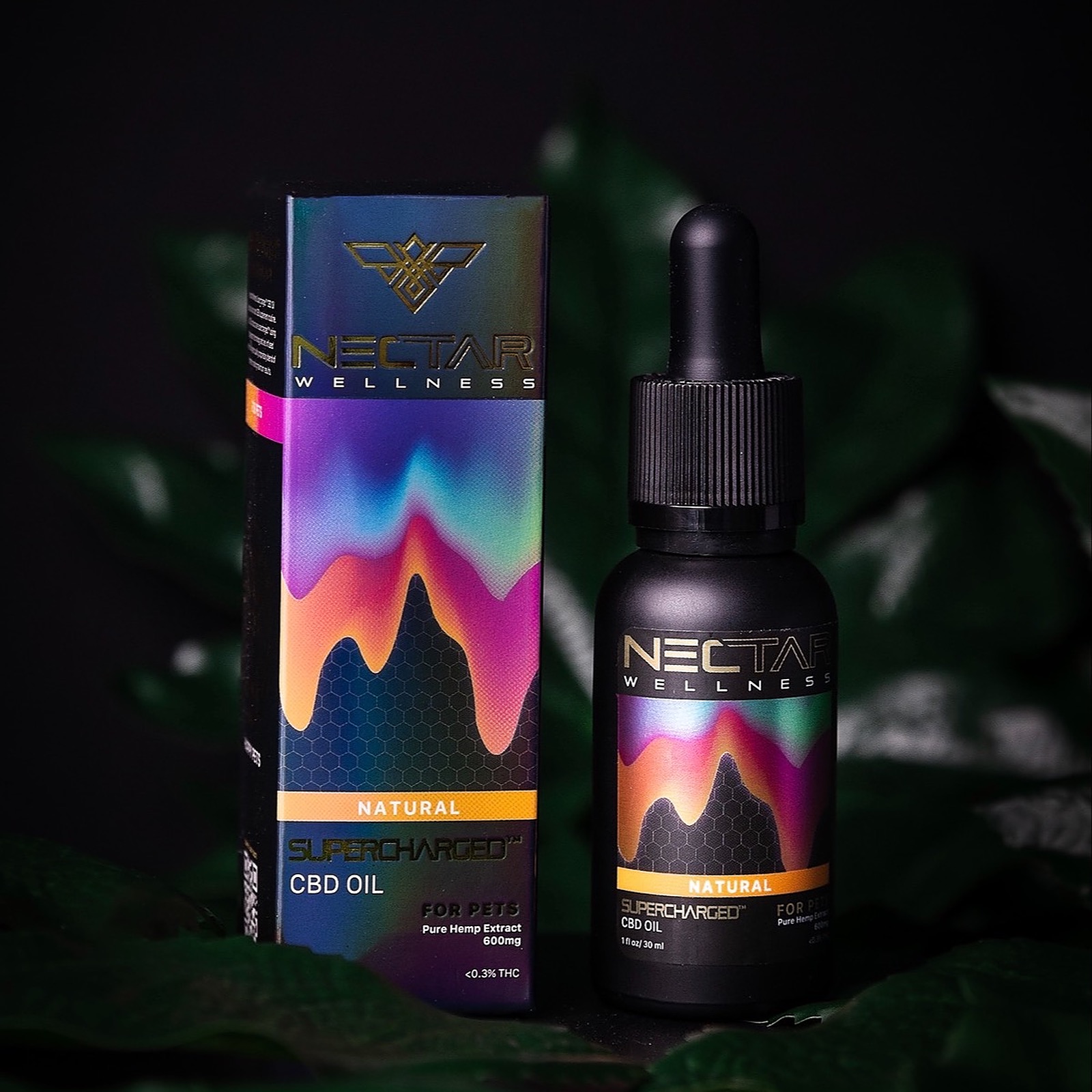 Nectar Wellness Company CBD: Supercharged™ CBD Oil - For Pets | Leafly