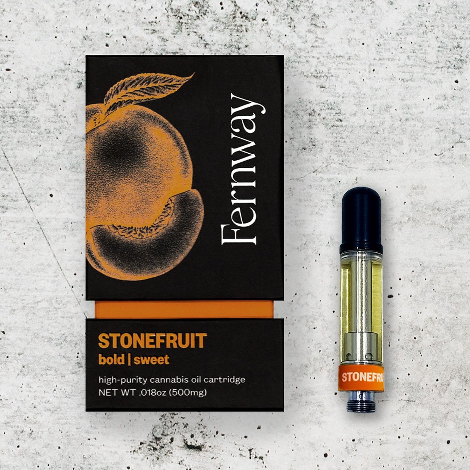 Fernway: Fernway - Stonefruit - 1g Vape Cartridge (H) | Leafly