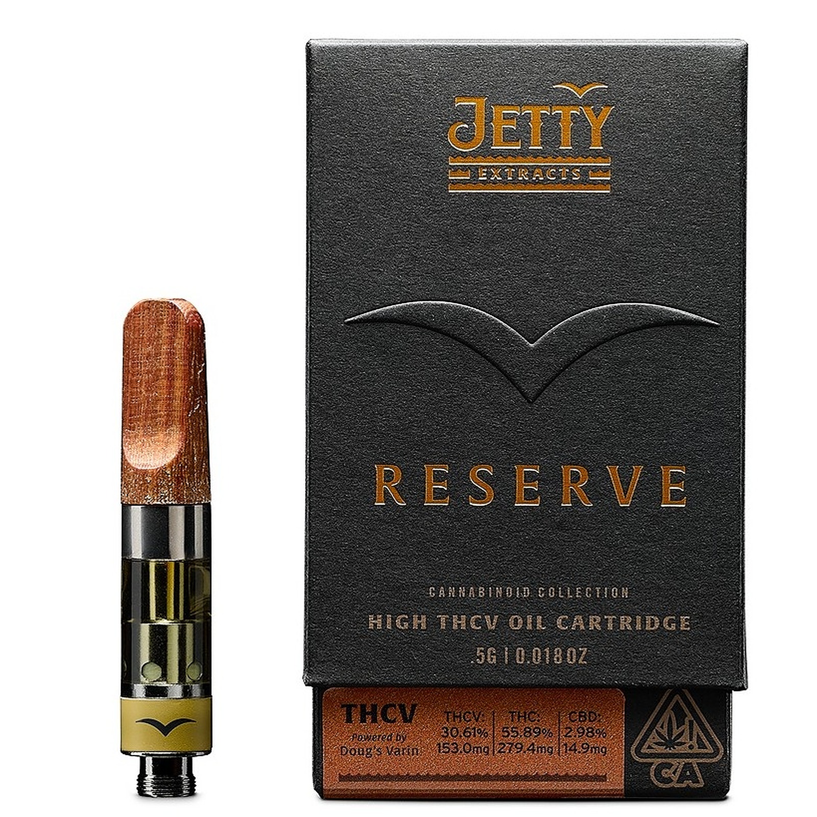 Jetty Extracts: THCV Reserve Cartridge .5g | Leafly
