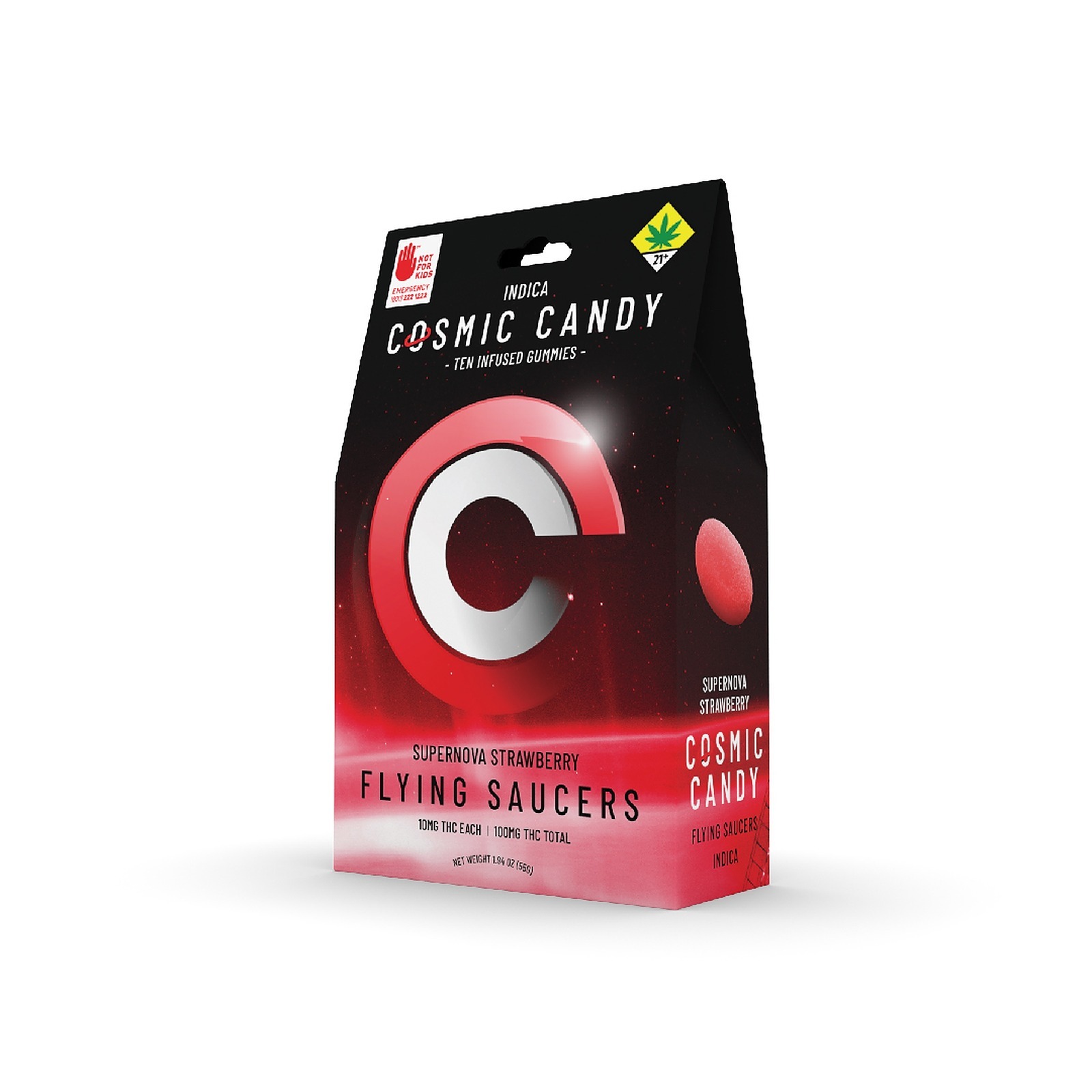 Cosmic Candy: Cosmic- Supernova Strawberry Indica 100mg | Leafly