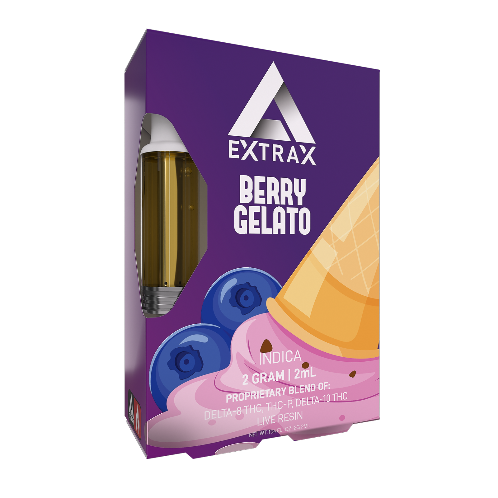 Delta Extrax: Berry Gelato Cartridge Live Resin | Leafly