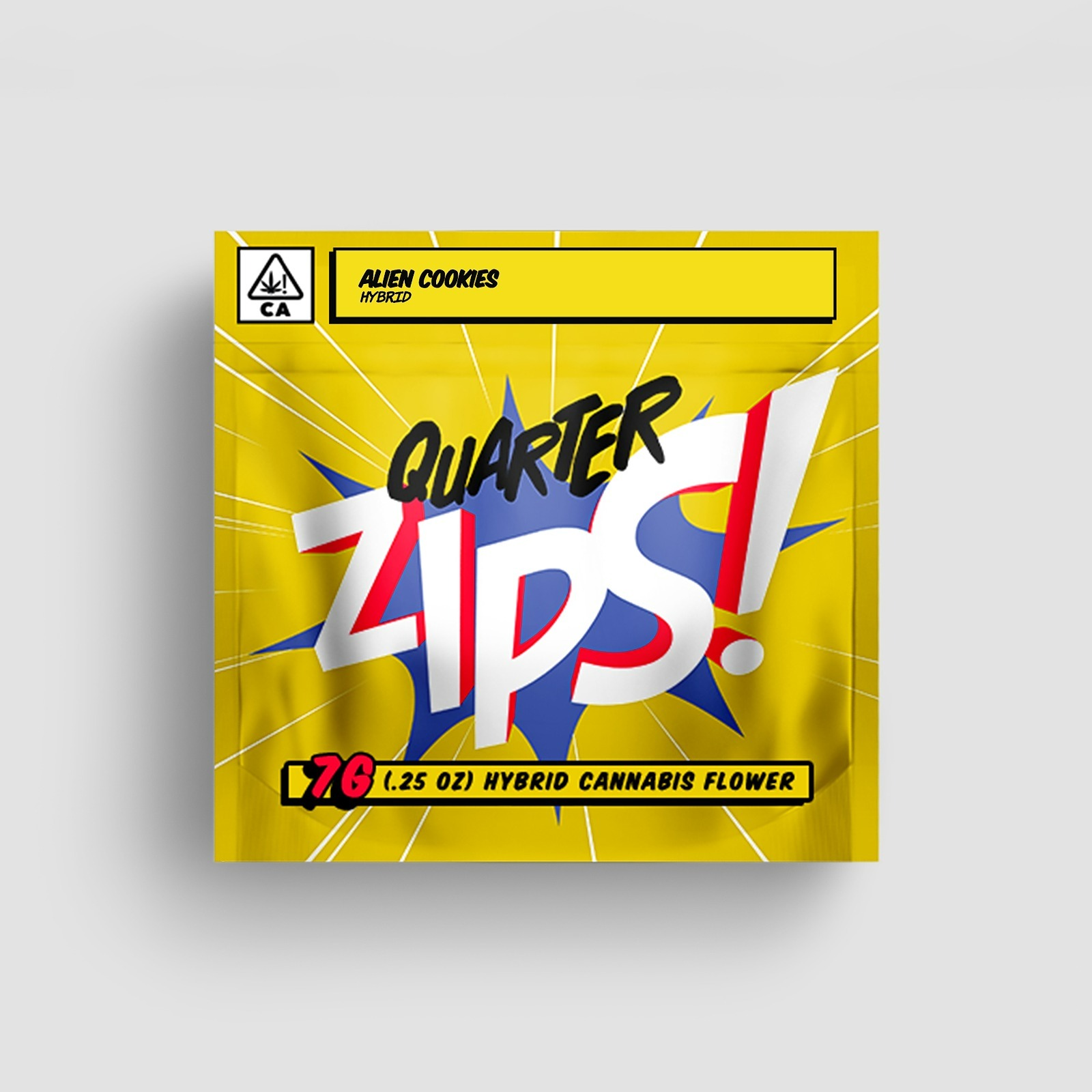 Zips!: Alien Cookies - Greenhouse - Hybrid (7g) | Leafly