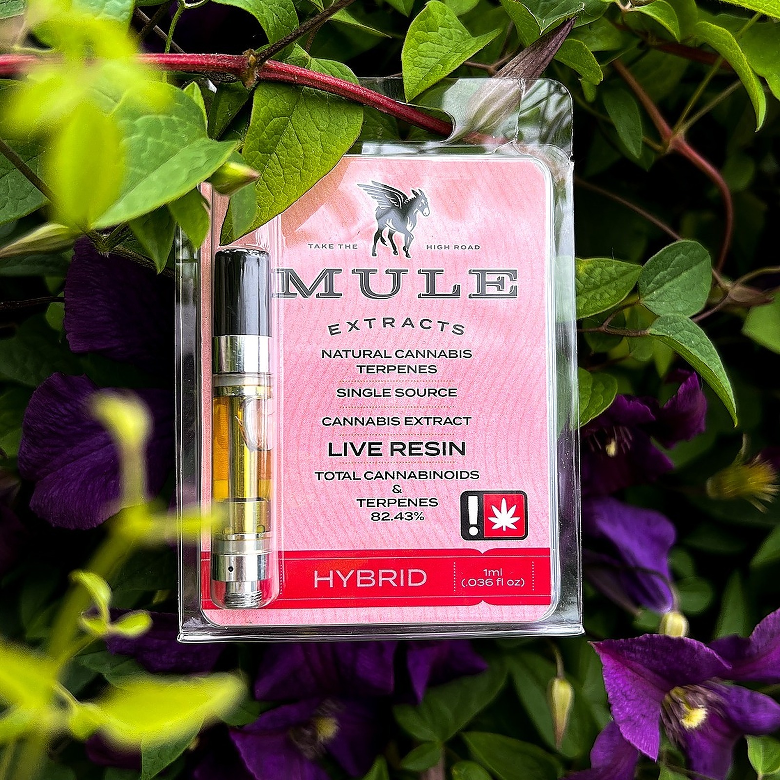 Mule Extracts: 1g Cart Live Resin Hybrid Steakhouse OG 85% | Leafly