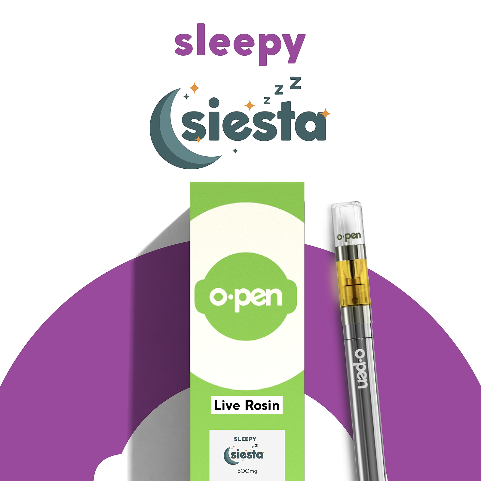 O.pen: O.pen Elite Strains (Live Rosin +) - Siesta - 500mg | Leafly