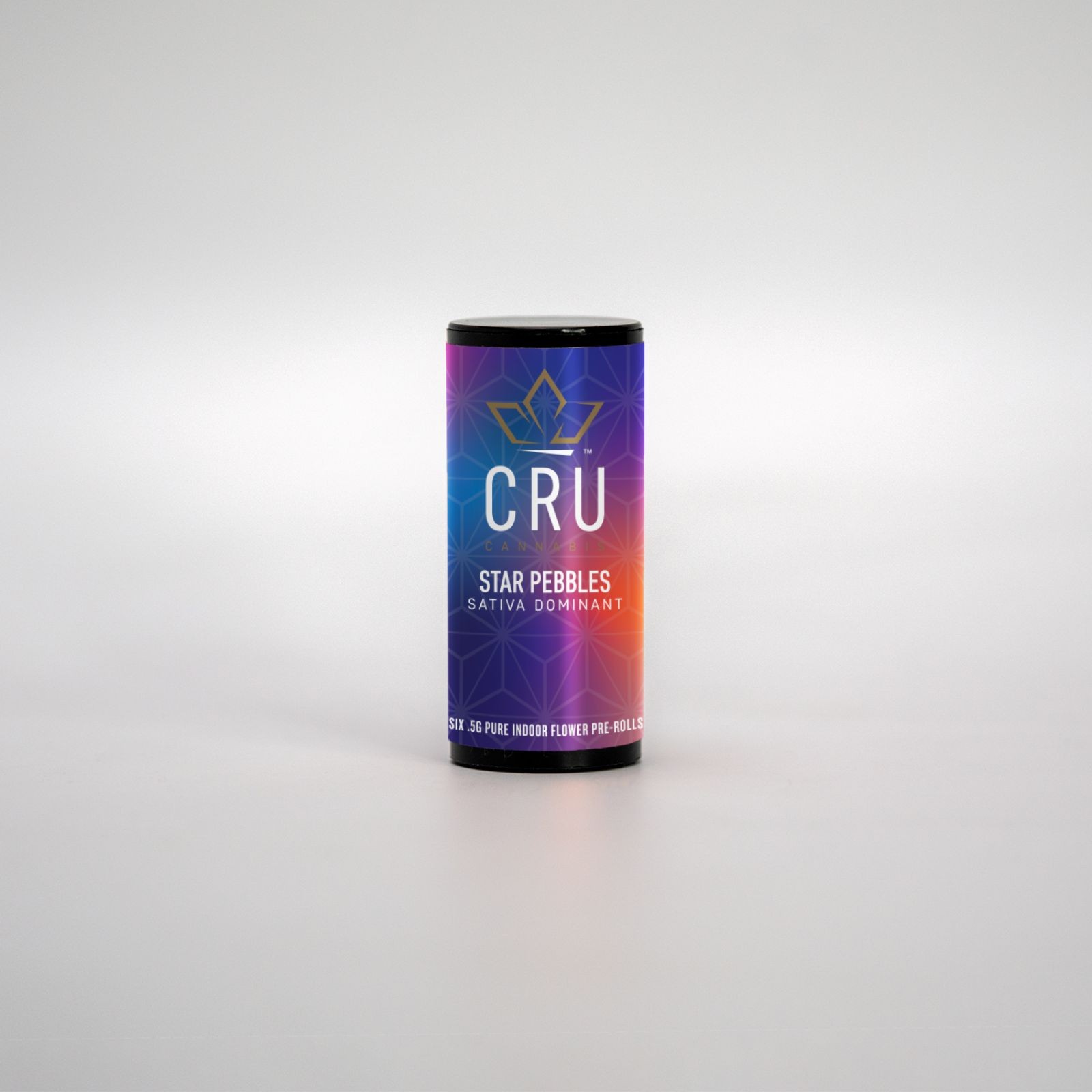 CRU Cannabis: Star Pebbles (0.5G Sativa Pre-Roll 6 pack) | Leafly