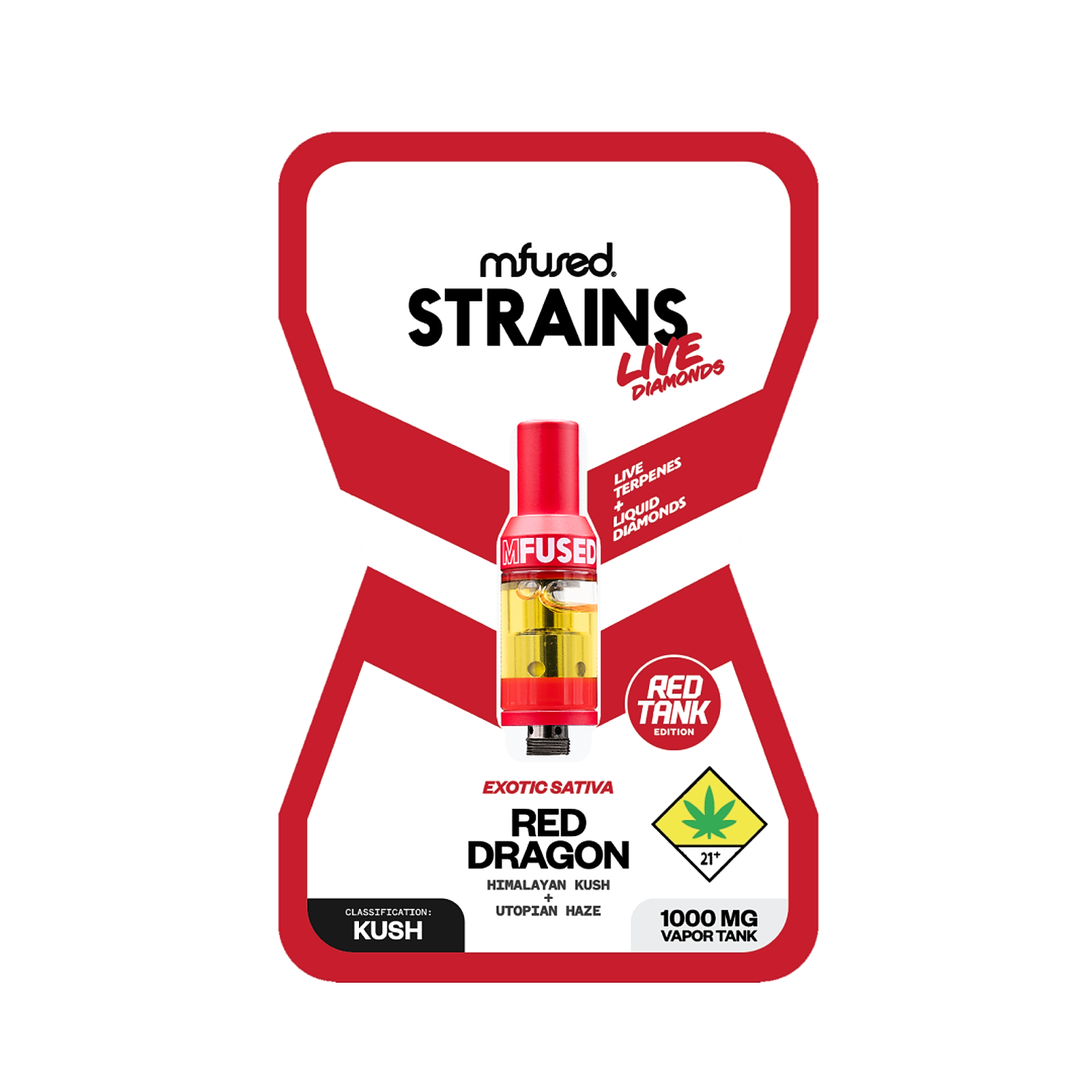 MFUSED: Red Dragon - STRAINS Live Diamonds RED Tank | Leafly