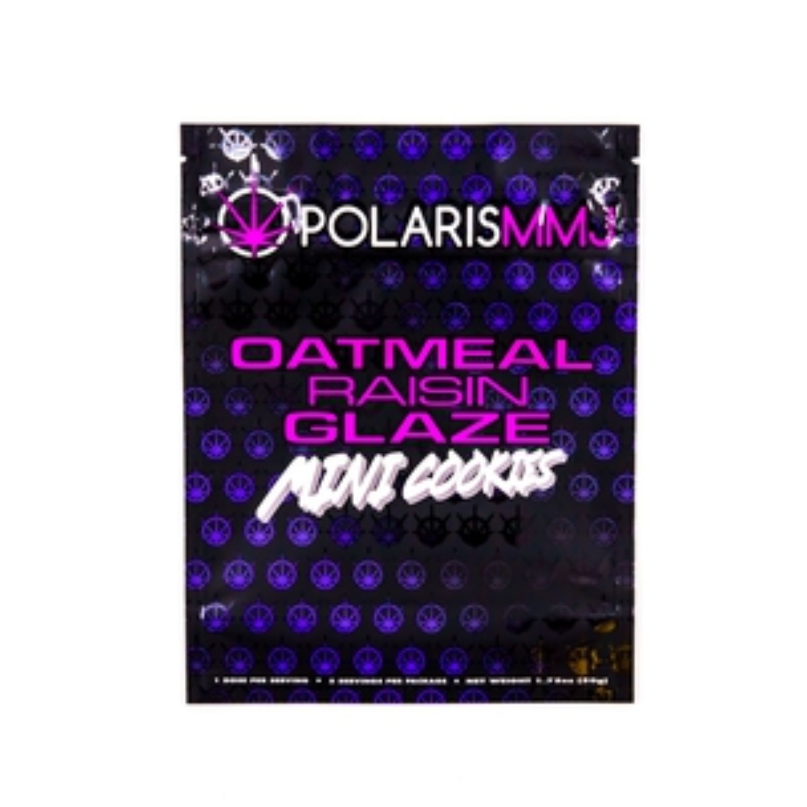 Polaris MMJ: Mini Cookies - Oatmeal Raisin Glaze 50mg | Leafly