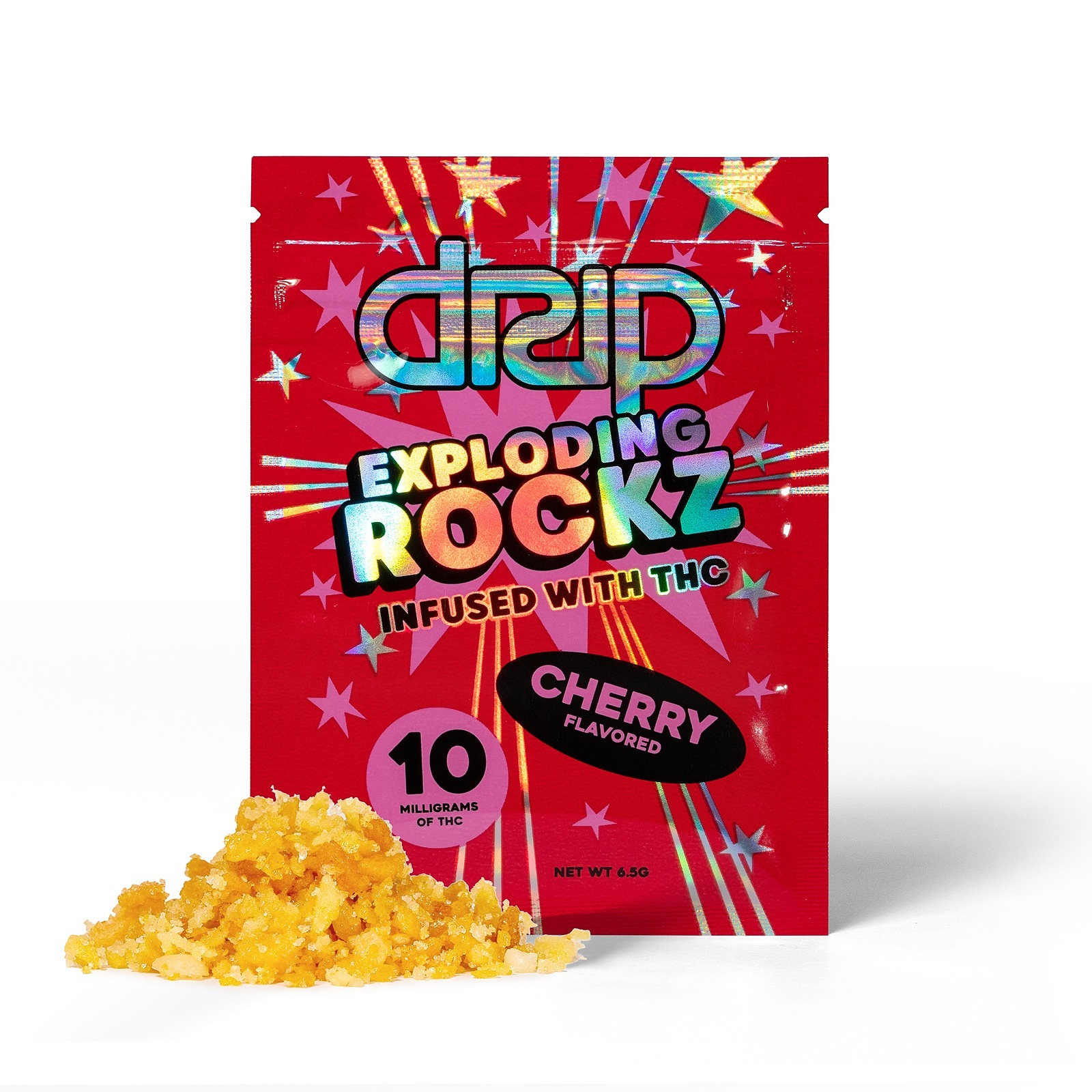DRIP Oils + Extracts: Exploding Rockz 10mg Cherry | Leafly