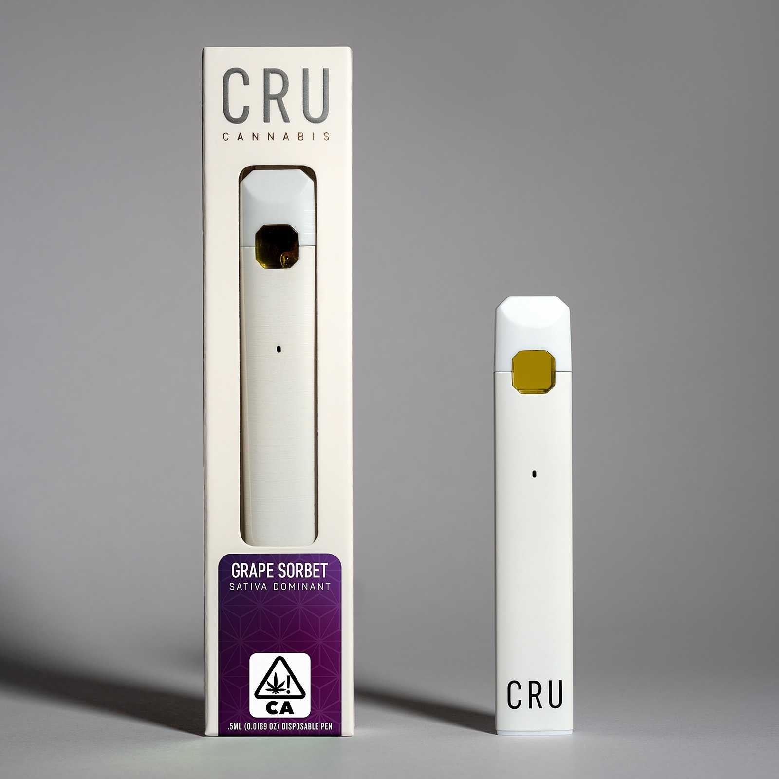 CRU Cannabis: Grape Sorbet (0.5ml Disposable Pen) | Leafly