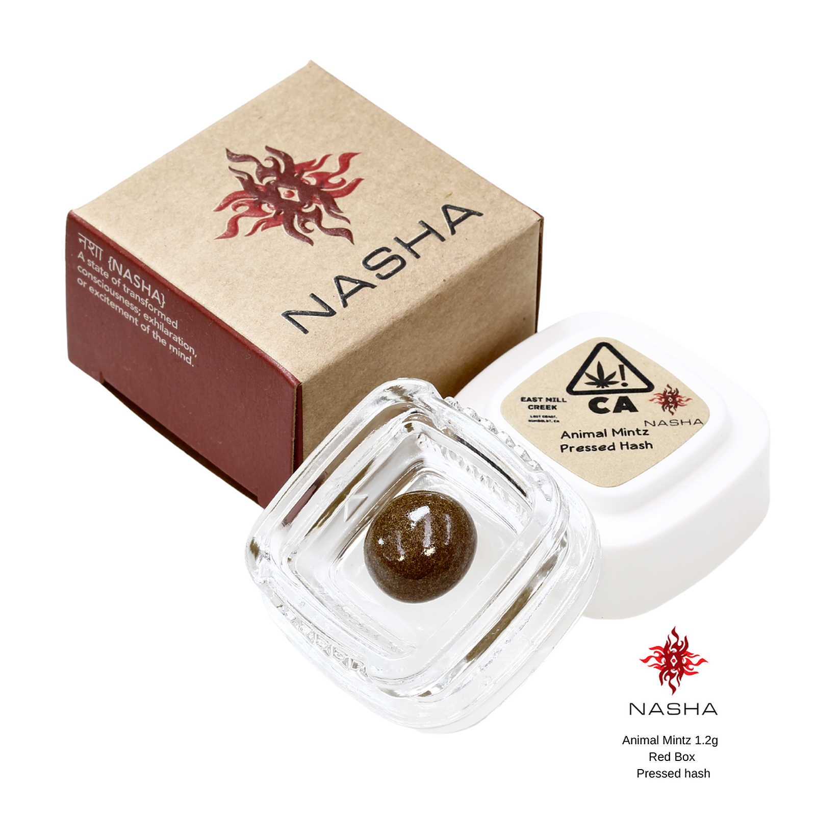 NASHA: Animal Mintz 1.2g Red Pressed Hash (East Mill Creek) | Leafly
