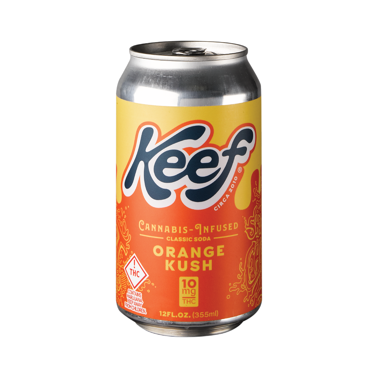 Keef Brands: Keef Classic Soda - Orange Kush 10mg | Leafly