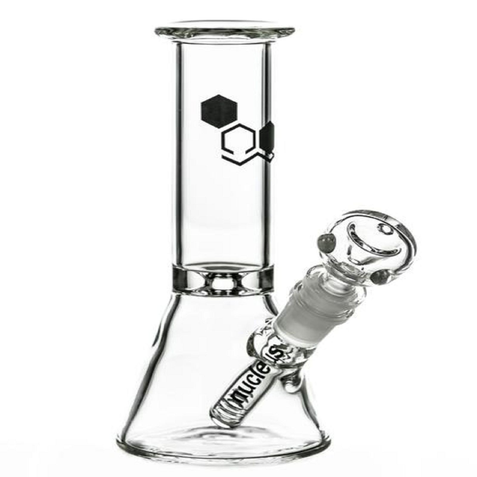 Stash Lab Technologies: 8" Basics Clear Glass Beaker Bong | Leafly