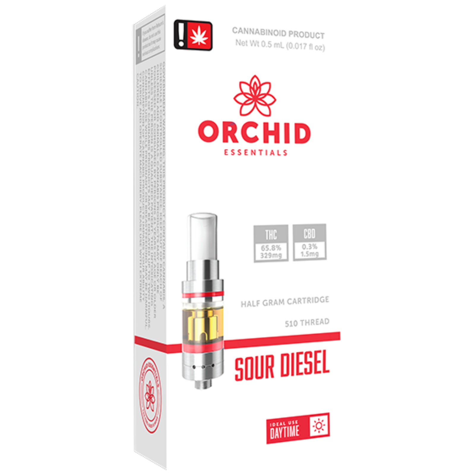 Orchid Essentials: Sour Diesel .5g Refill Cartridge | Leafly