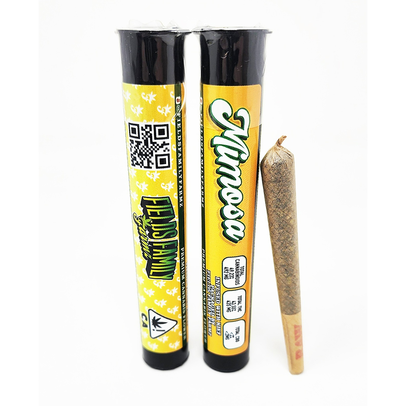 Fields Family Farmz: Mimosa 1g Kief Infused Pre-Rolls | Leafly