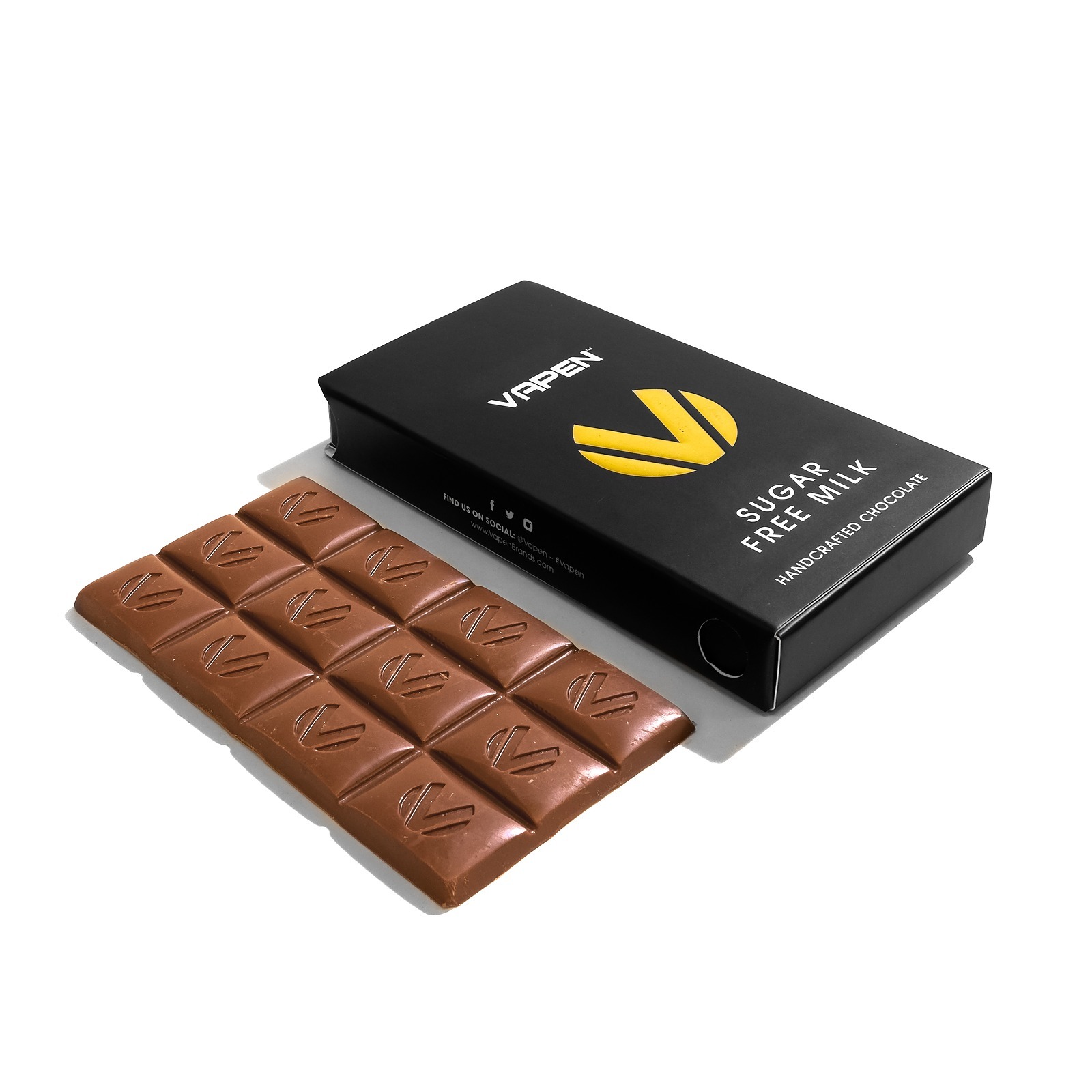 Vapen: Sugar Free Milk Chocolate Bar 120mg | Leafly