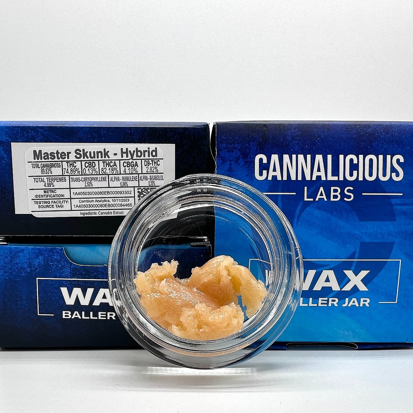 Cannalicious Labs: Master Skunk Wax Baller Jar - Hybrid | Leafly