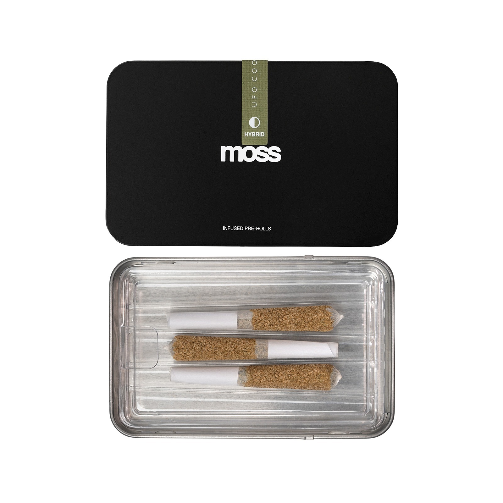MOSS: 3pk Infused Pre-Rolls 2.1g - UFO Cookies | Leafly