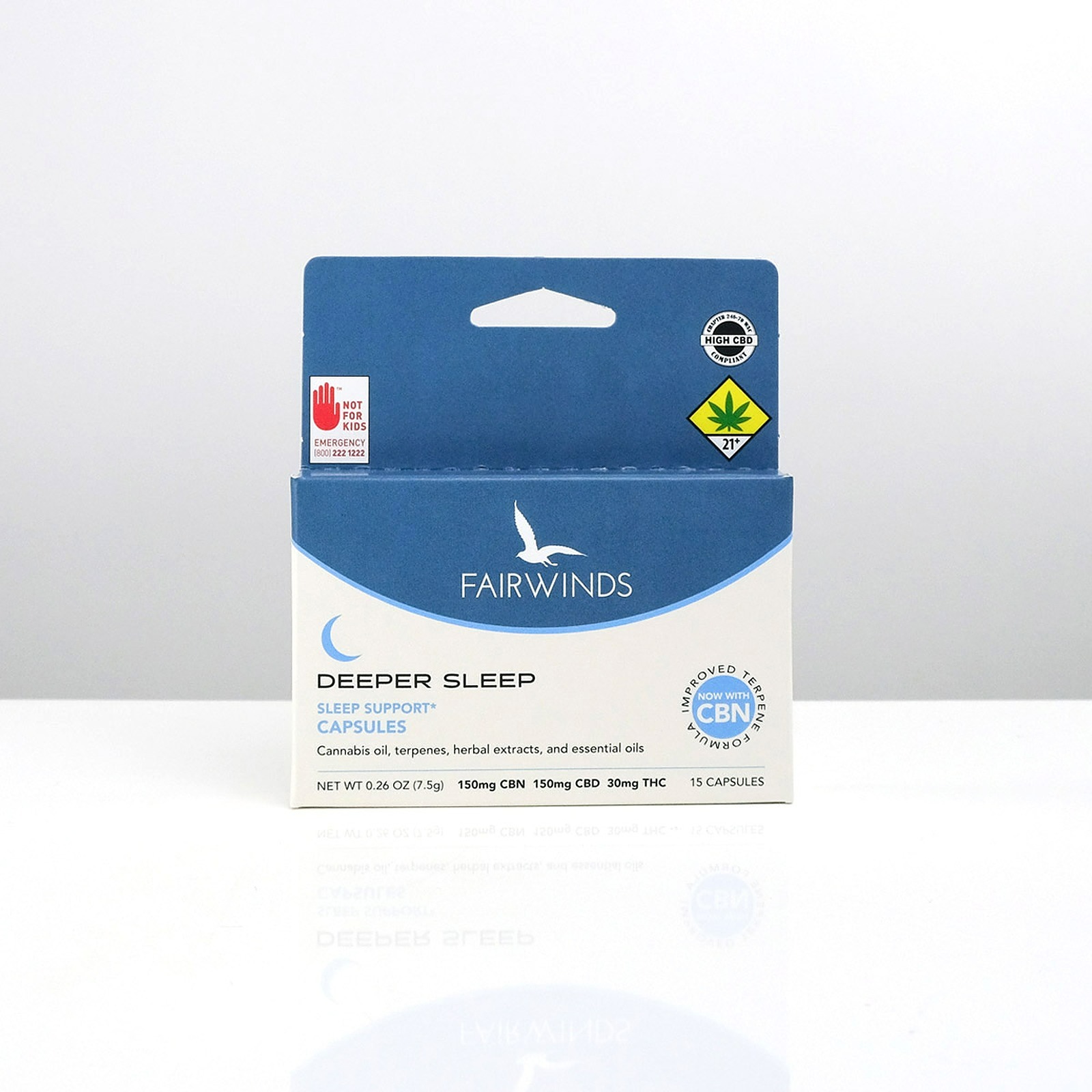 Fairwinds Manufacturing: Deeper Sleep Capsules with CBN | Leafly