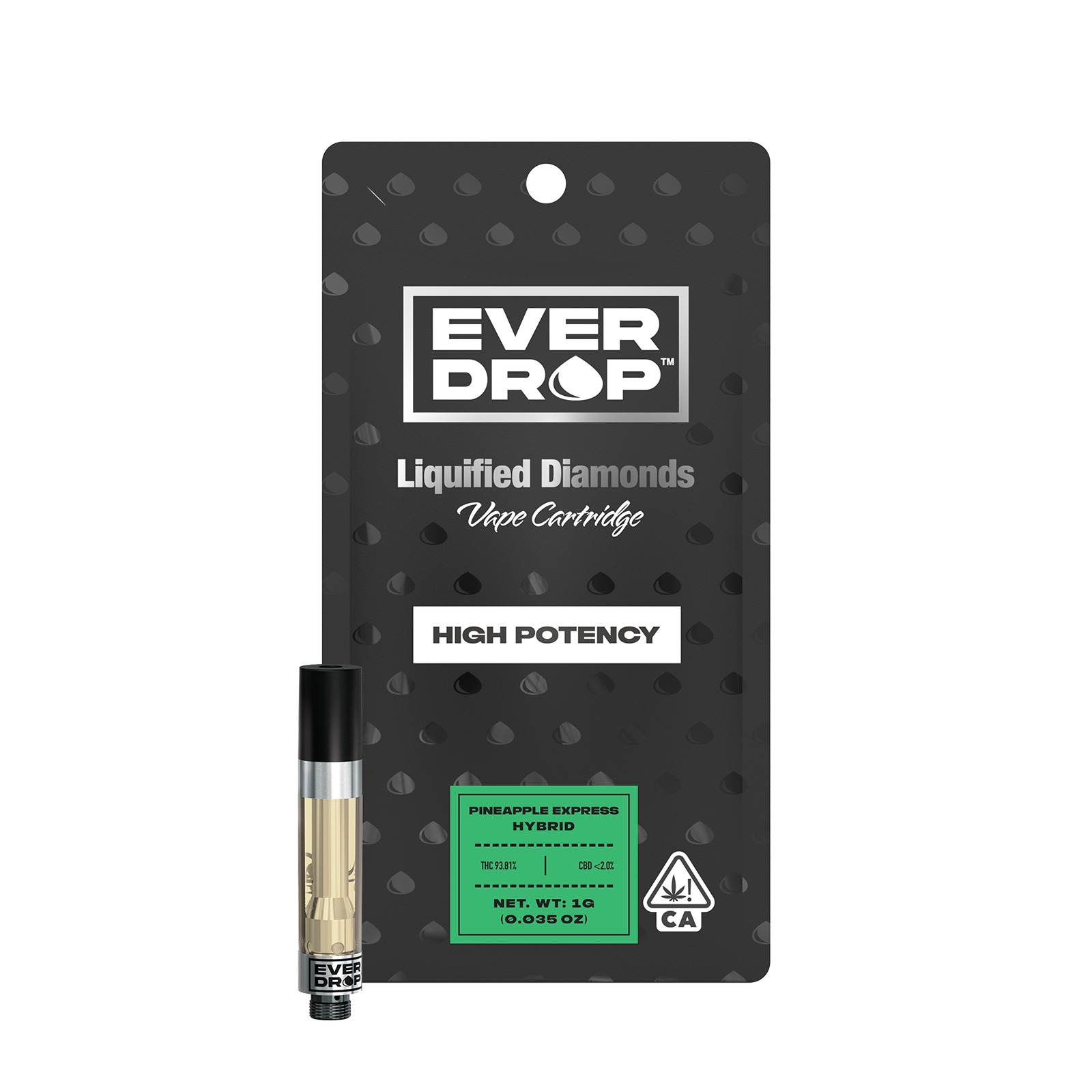 EverDrop: 1.0g Pineapple Express Liquified Diamonds Vape Cartridge | Leafly