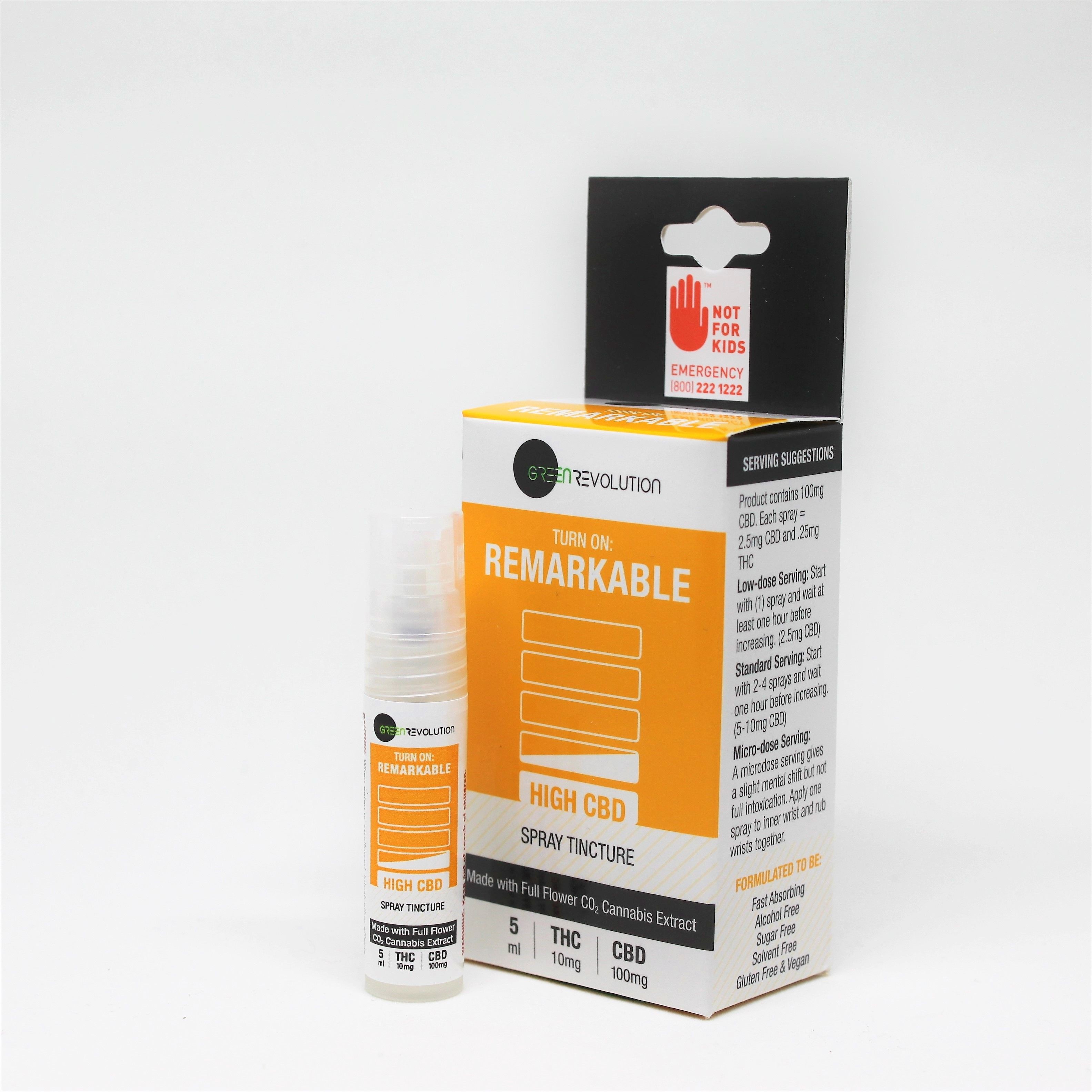 Green Revolution: Remarkable Sublingual Spray 10:1 CBD:THC | Leafly