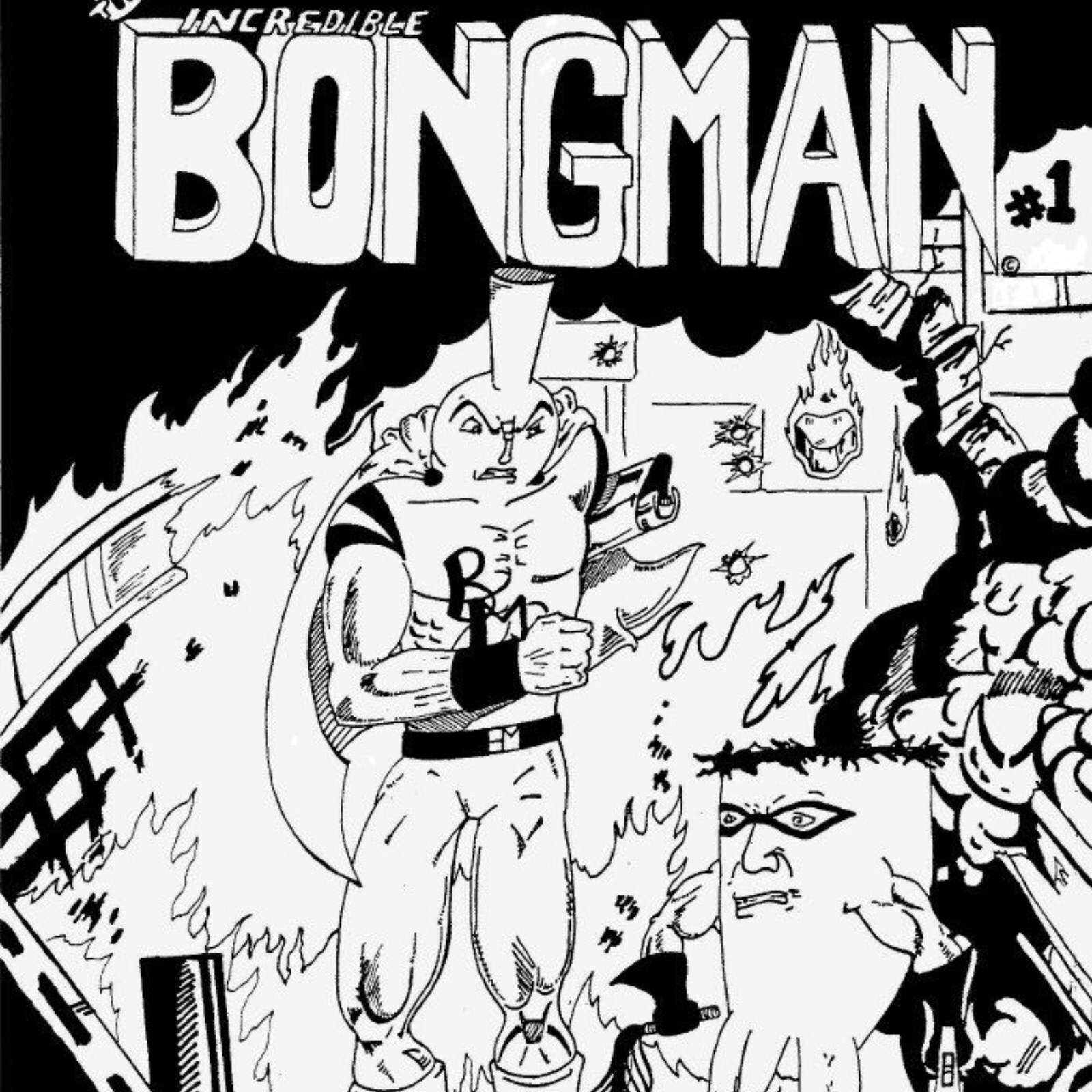 BONGMAN Comics and Merchandise: BONGMAN #1 comic book | Leafly