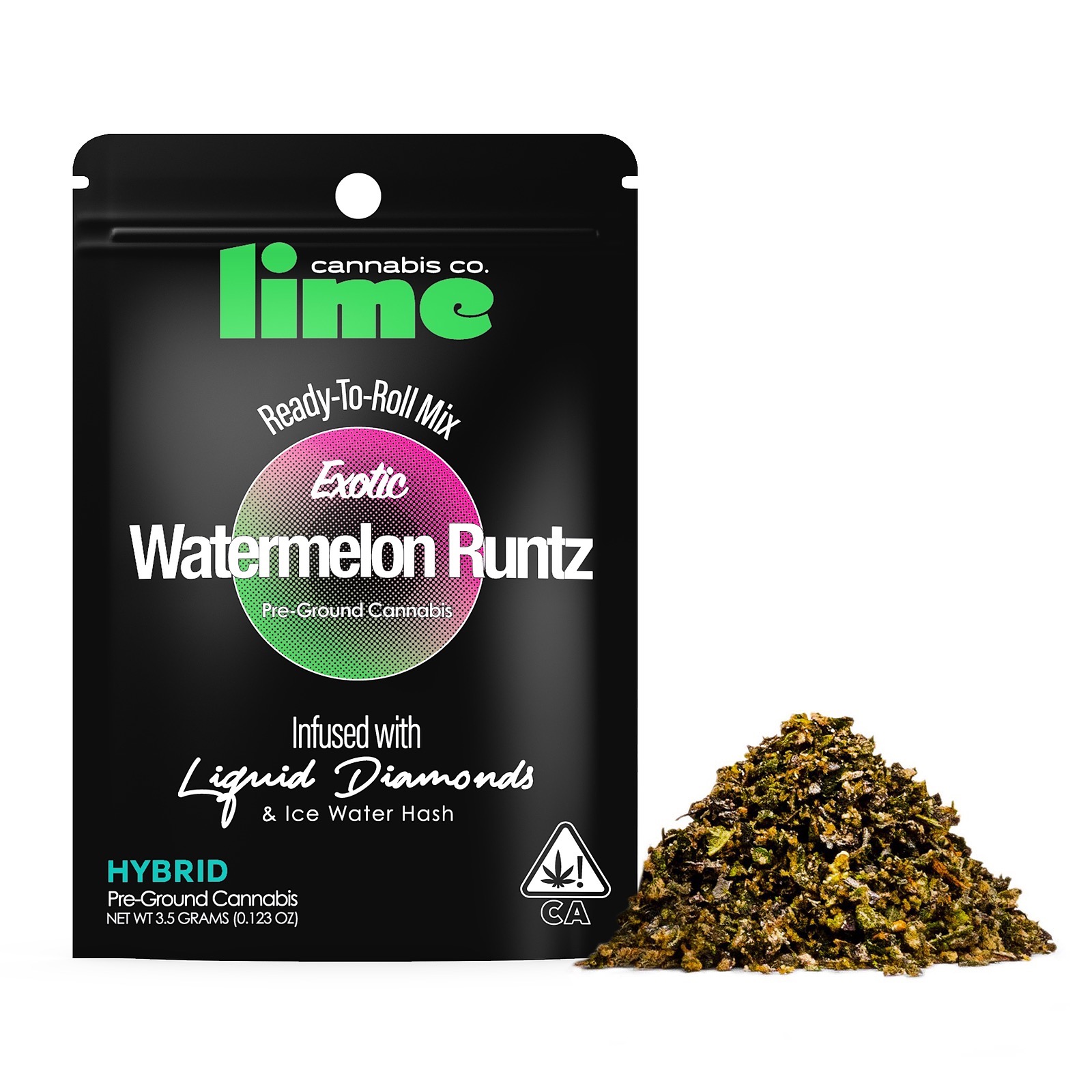 Lime: Hybrid (3.5g Infused Flower) | Exotic Ready-To-Roll - Watermelon ...