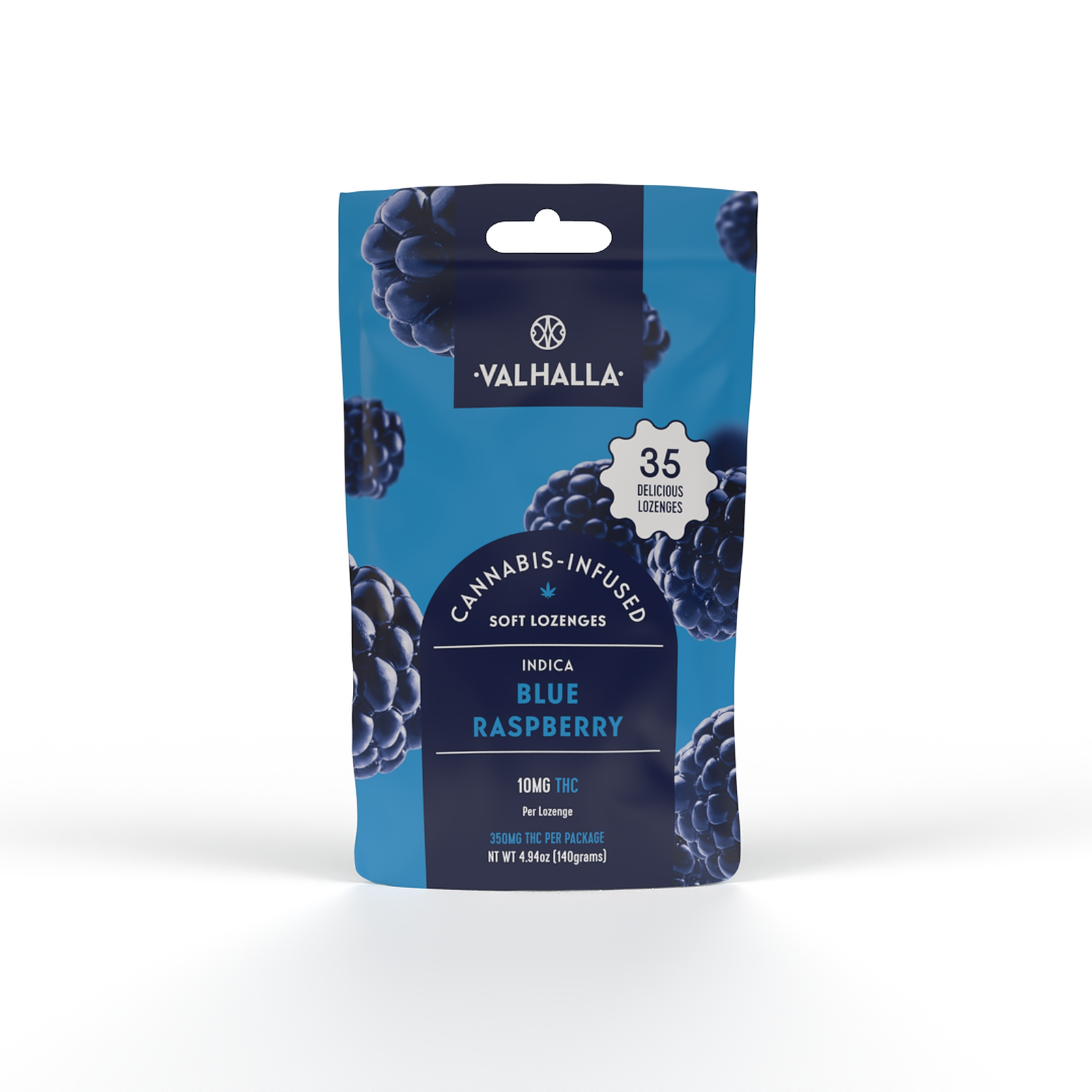 Valhalla Confections: Blue Raspberry Soft Lozenges | Leafly