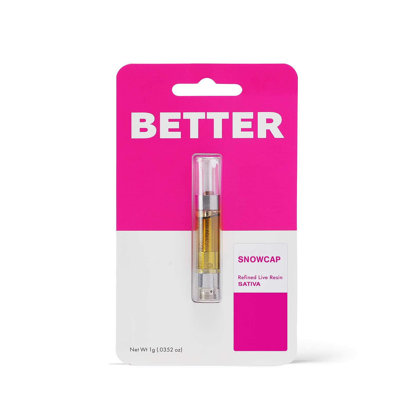 Better: Snow Cap Refined Live Resin Cartridge 1g | Leafly