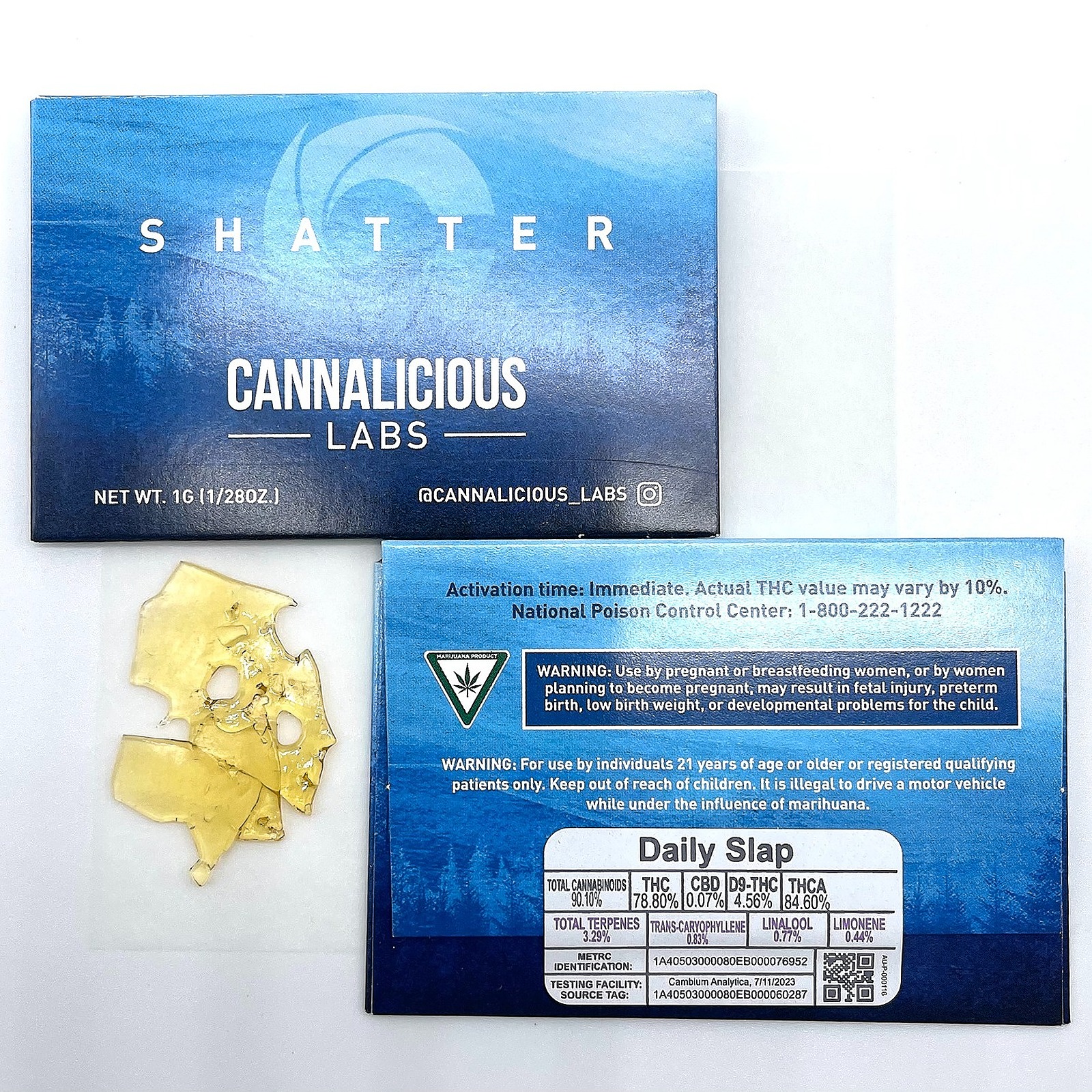 Cannalicious Labs: Daily Slap Shatter | Leafly