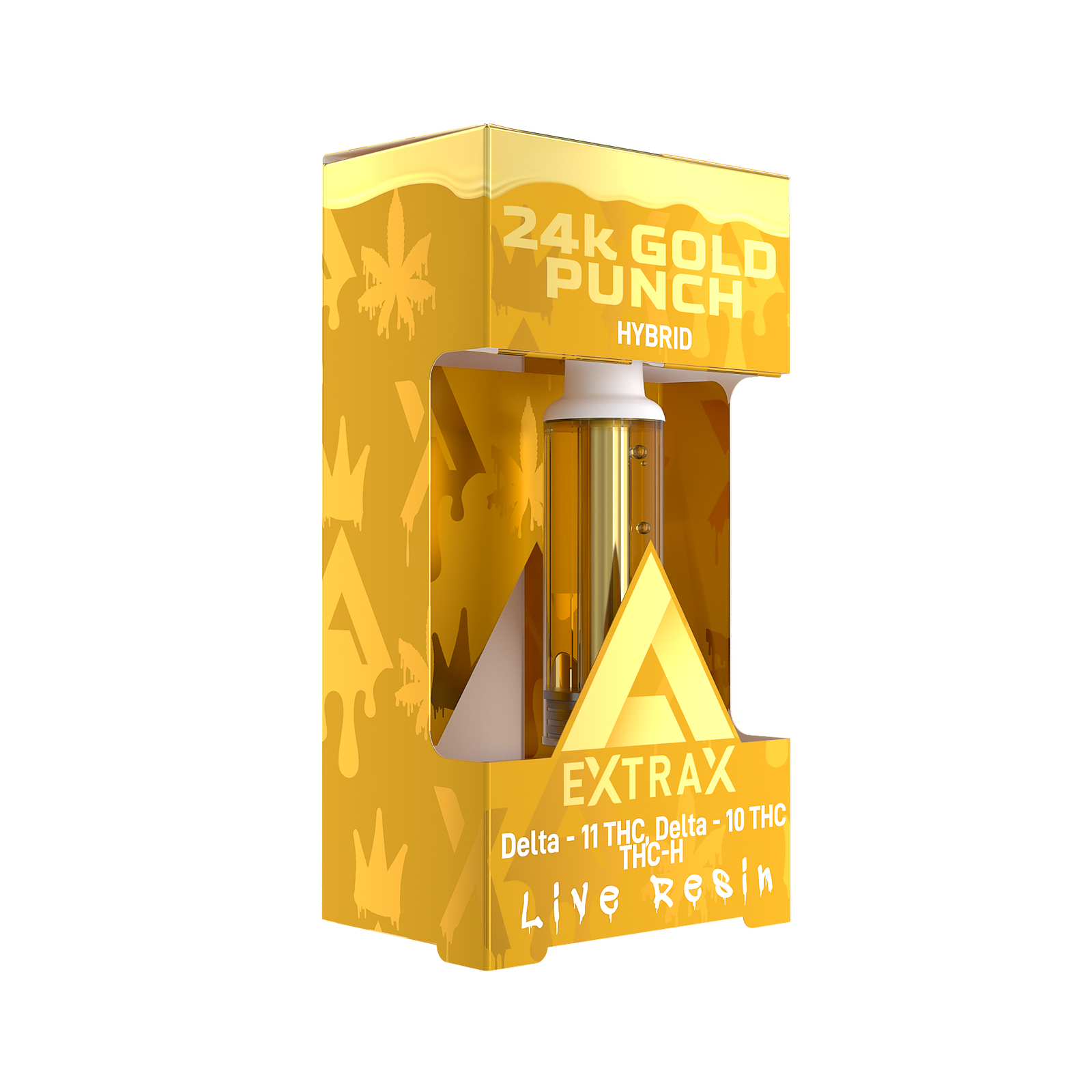 Delta Extrax: 24k Gold Punch Delta 11 THC Cartridge | Leafly