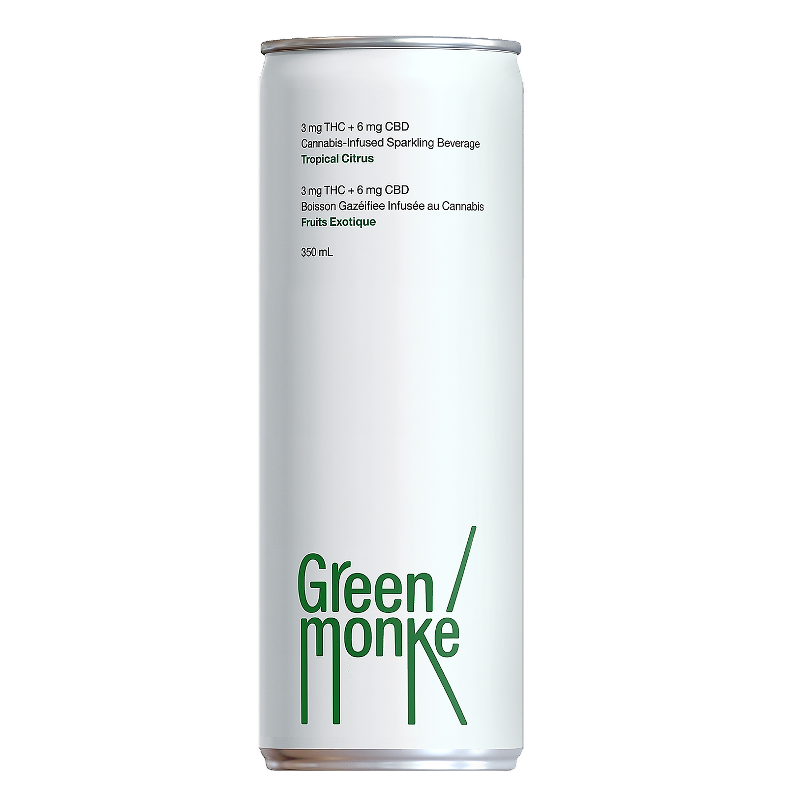 Green Monké: Cannabis Infused Tropical Citrus Sparkling Soda- 3mg THC ...