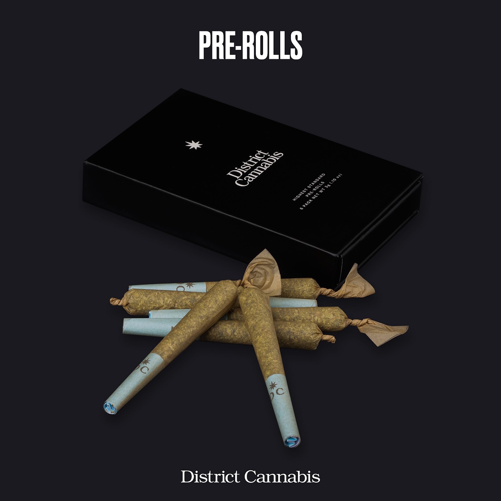 District Cannabis: Hazy Face Pre-Roll Pack 6ct | Leafly