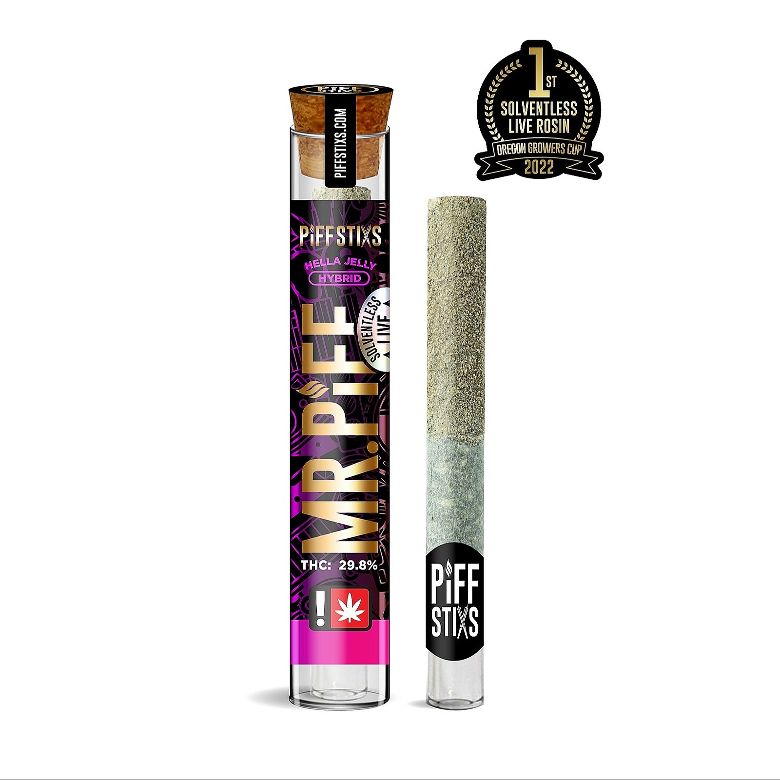 Piff Stixs: Mr. Piff Hella Jelly 1.5G Glass Tip Pre-Roll | Leafly